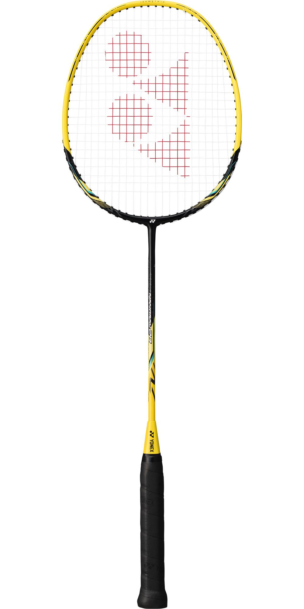 Yonex Nanoray 20 Badminton Racket - Black/Yellow - Tennisnuts.com