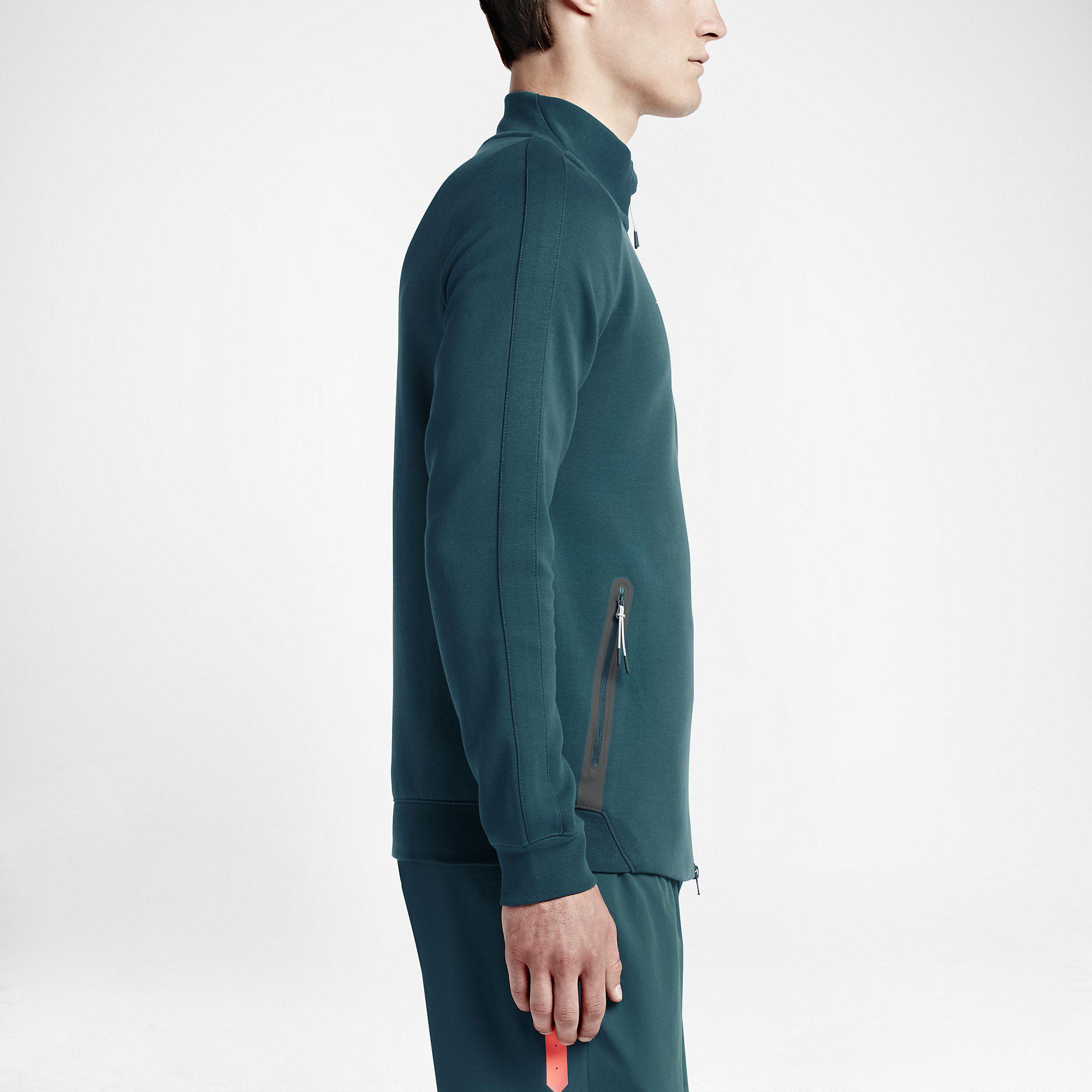 Nike Mens Premier RF Jacket - Teal/White - Tennisnuts.com