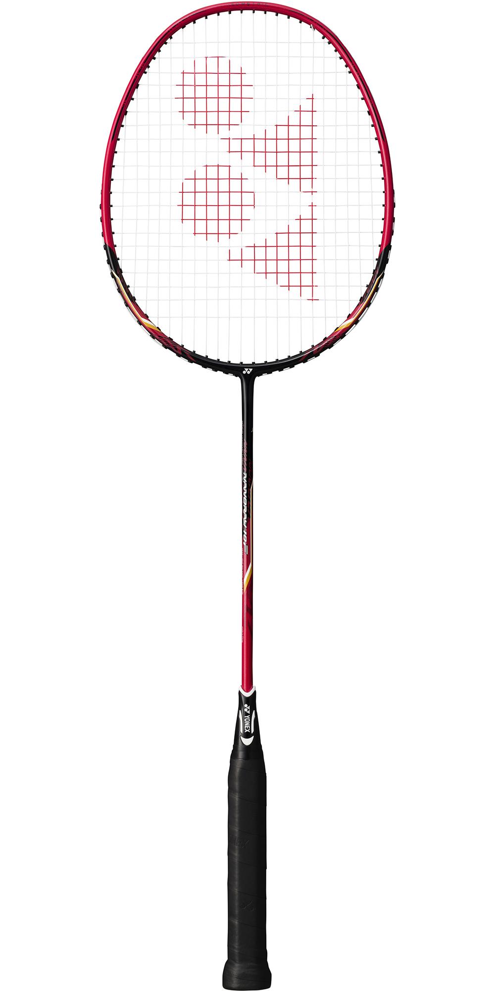 Yonex Nanoray 10F Badminton Racket - Black/Red - Tennisnuts.com