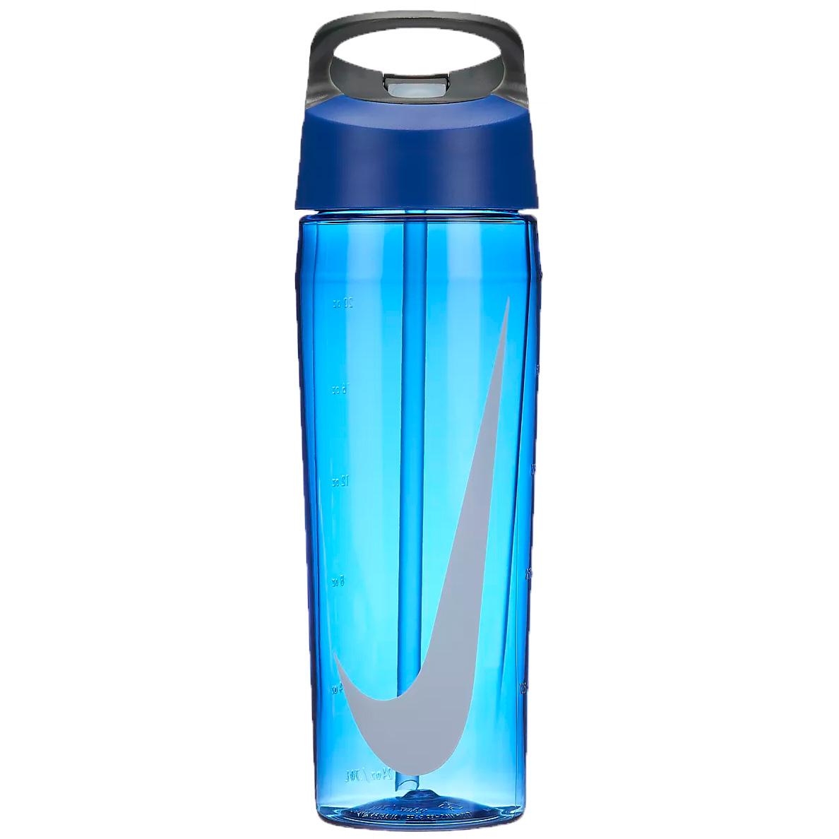 Nike HyperCharge Straw Water Bottle - Blue/White - Tennisnuts.com