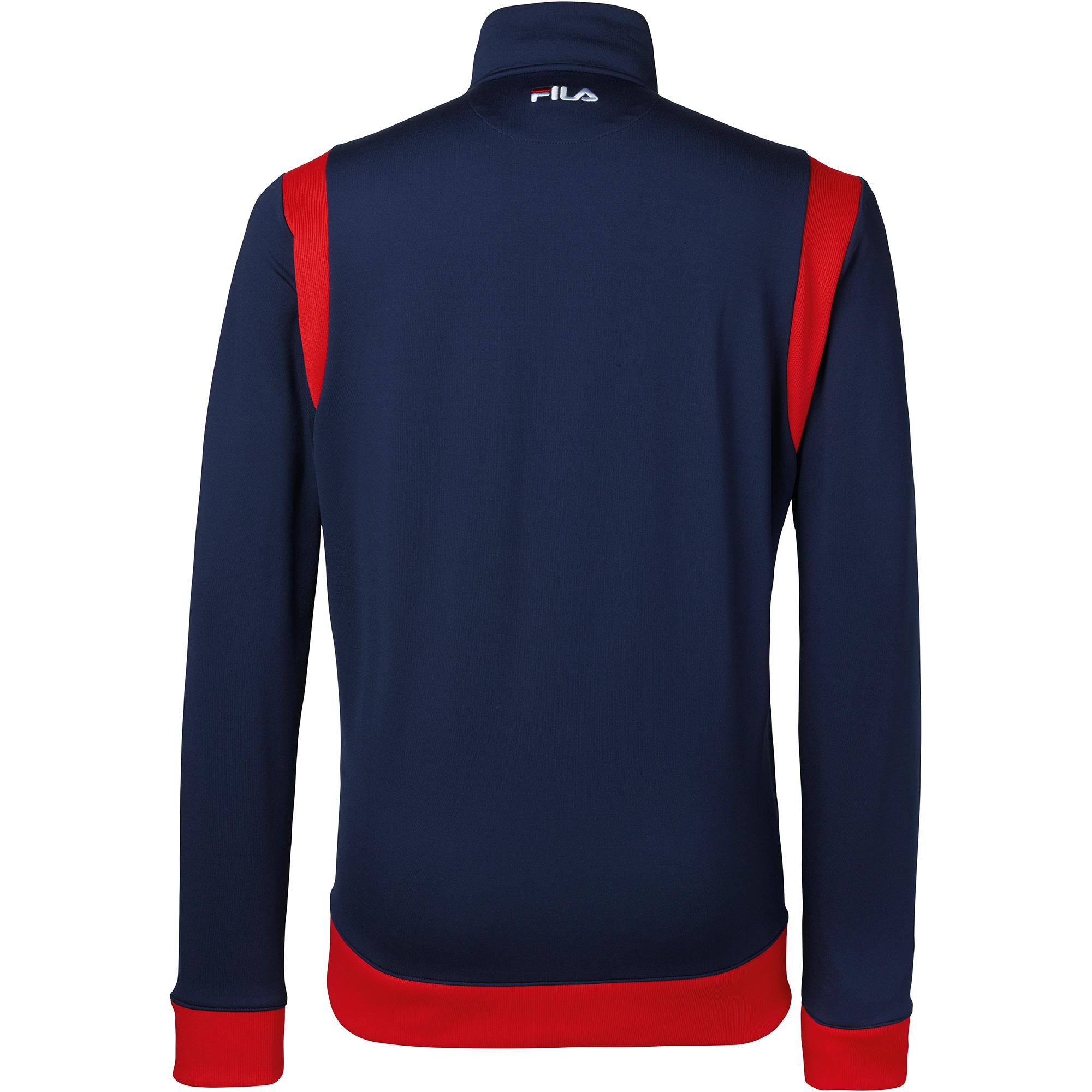 Fila Mens Heritage Jacket - Navy/Red - Tennisnuts.com
