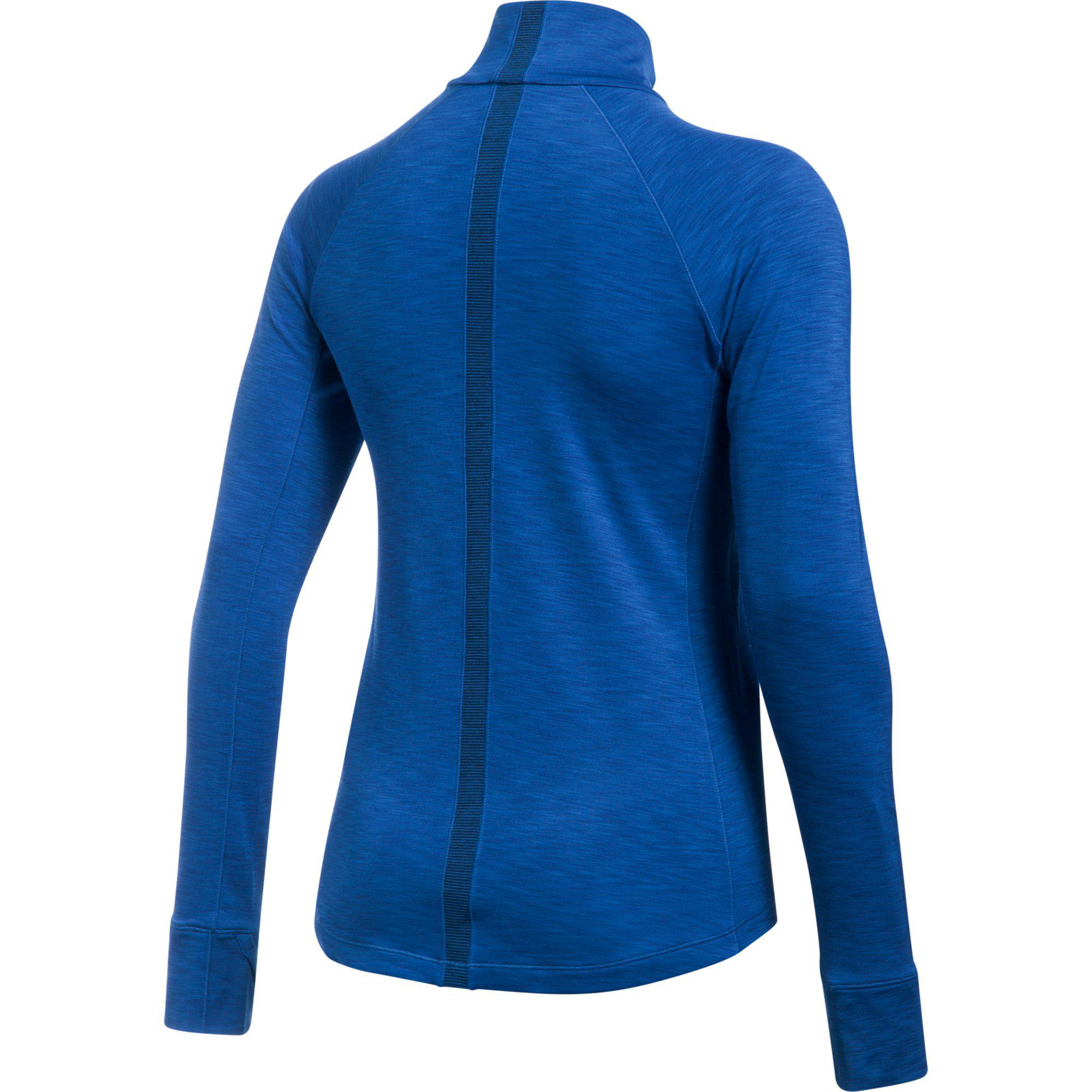 Under Armour Womens Armour 1/2 Zip Top - Blue - Tennisnuts.com
