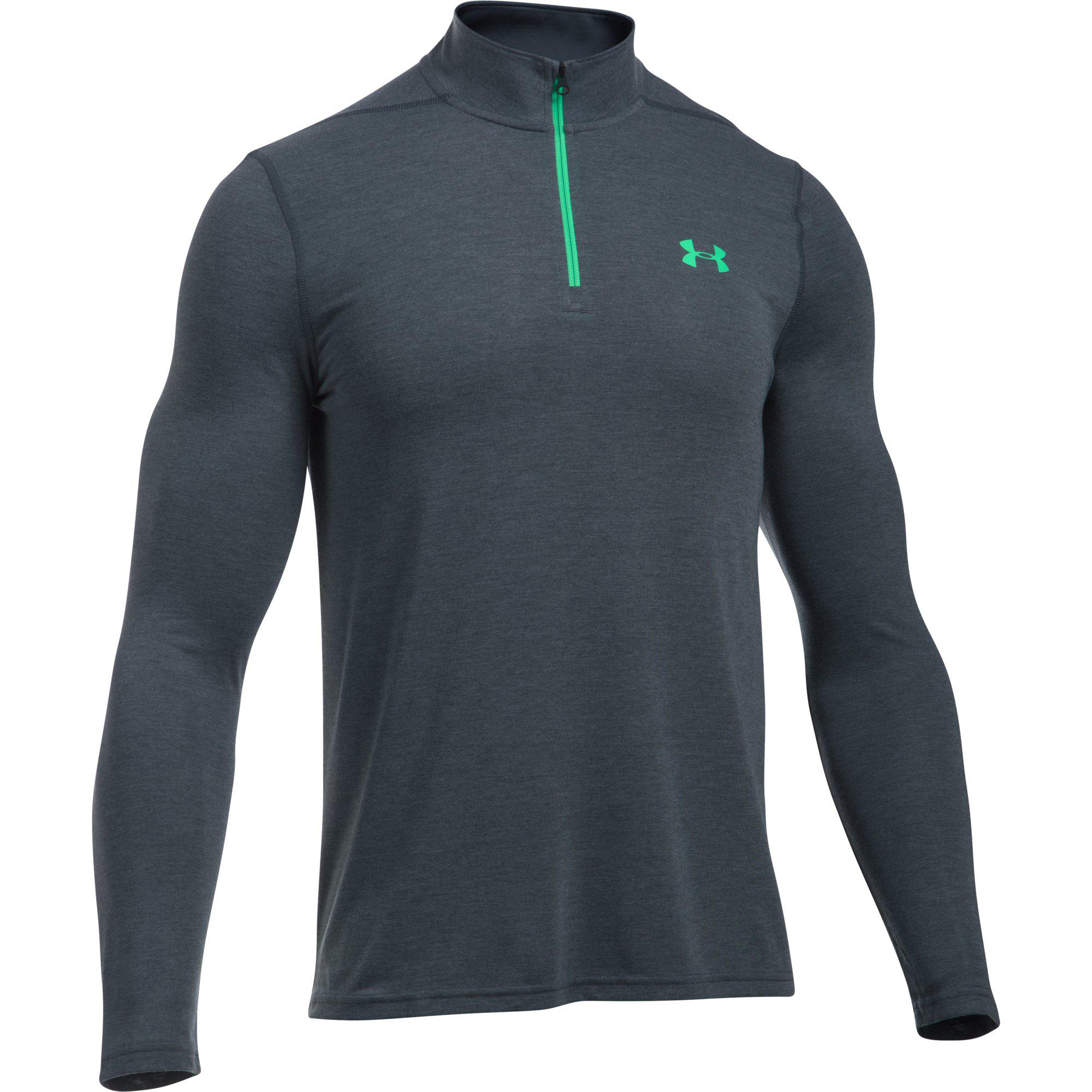 Under Armour Mens Threadborne 1/4 Zip Pullover - Stealth Grey ...