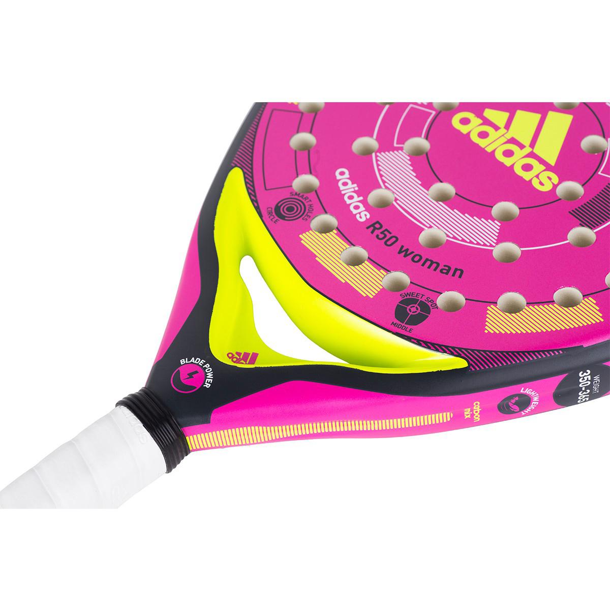 Adidas R50 Padel Racket - Pink - Tennisnuts.com