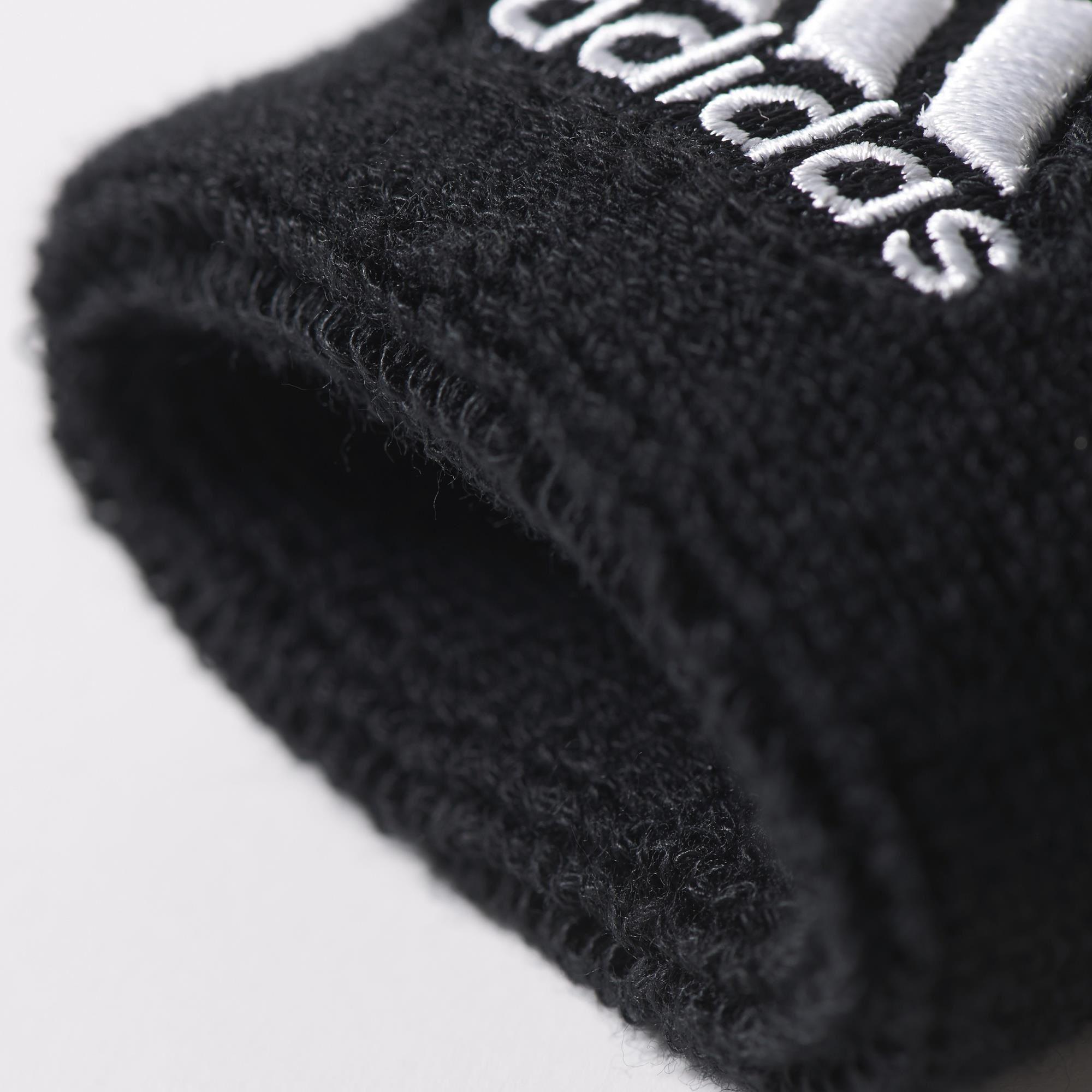 Adidas Tennis Large Wristbands - Black - Tennisnuts.com
