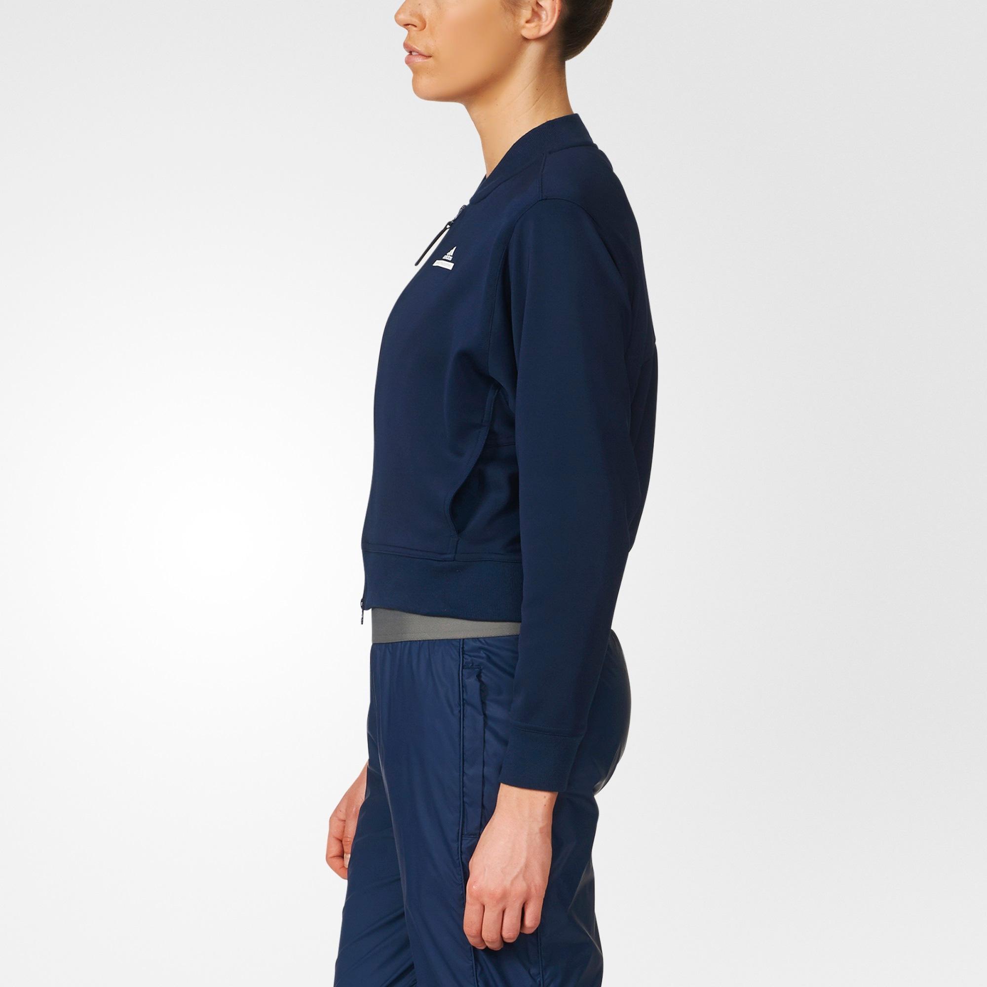 Adidas Womens SMC Barricade Jacket - Navy - Tennisnuts.com