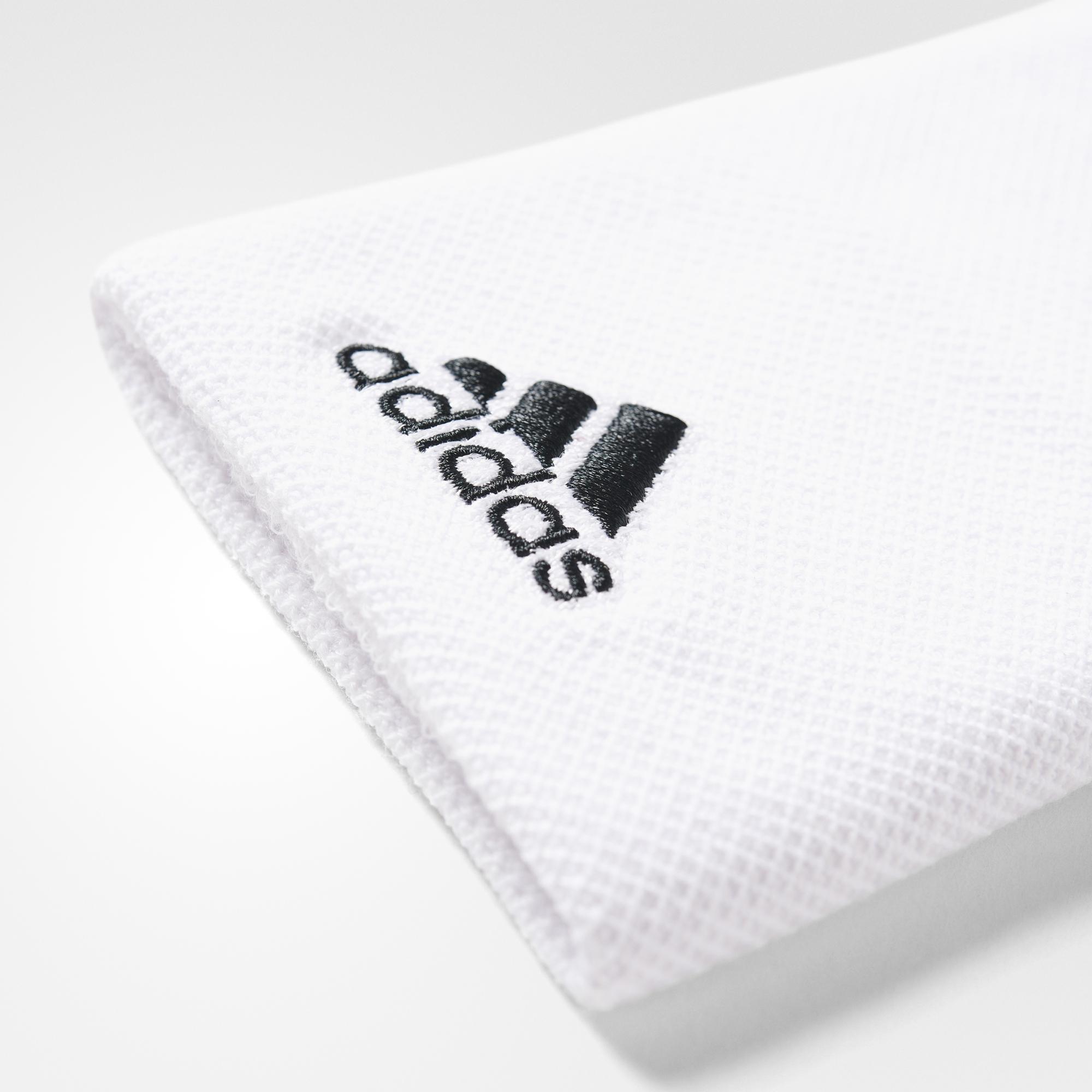 Adidas Large Tennis Wristbands - White - Tennisnuts.com