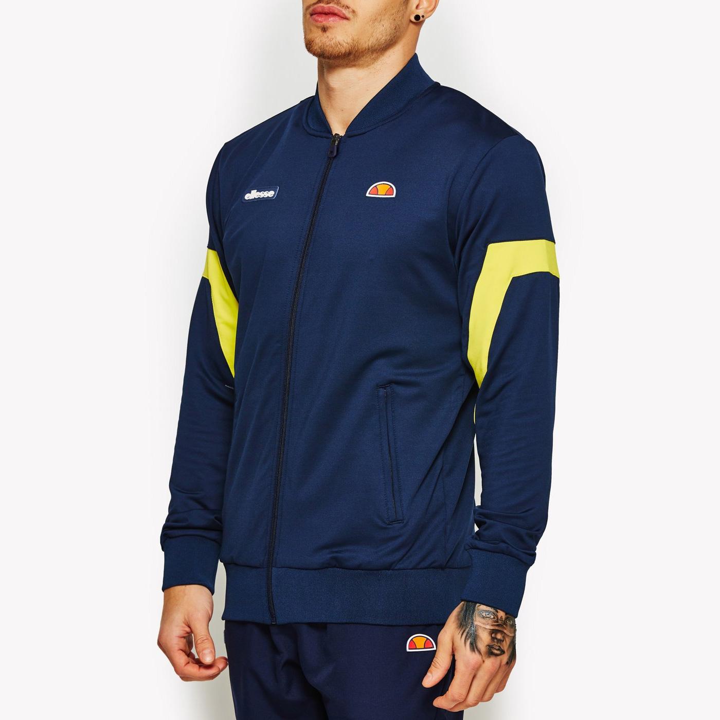 Ellesse Mens Montagu Jacket - Peacoat Navy/Yellow - Tennisnuts.com
