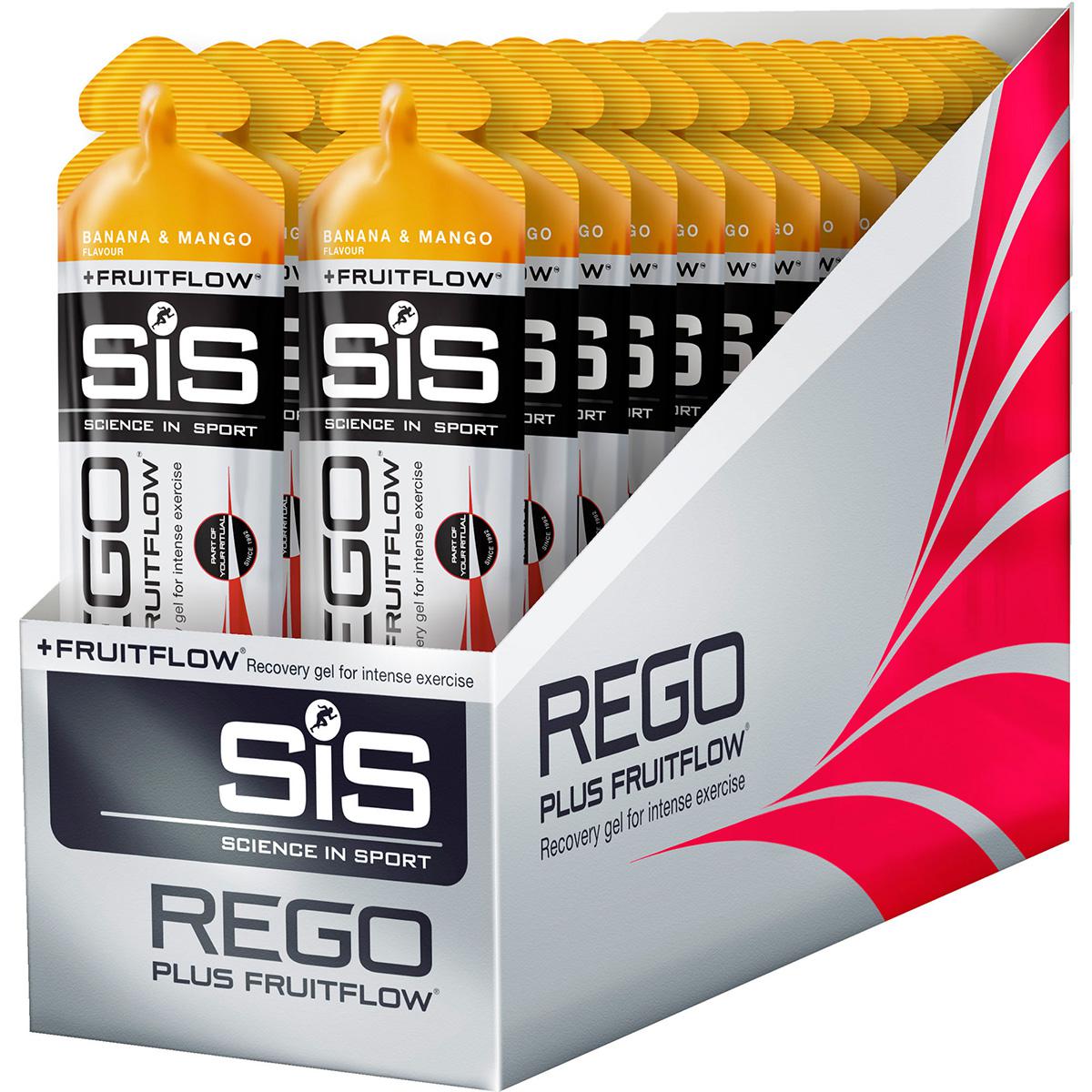 SiS REGO+ Fruitflow Protein Gel (60ml) - Banana & Mango - Tennisnuts.com