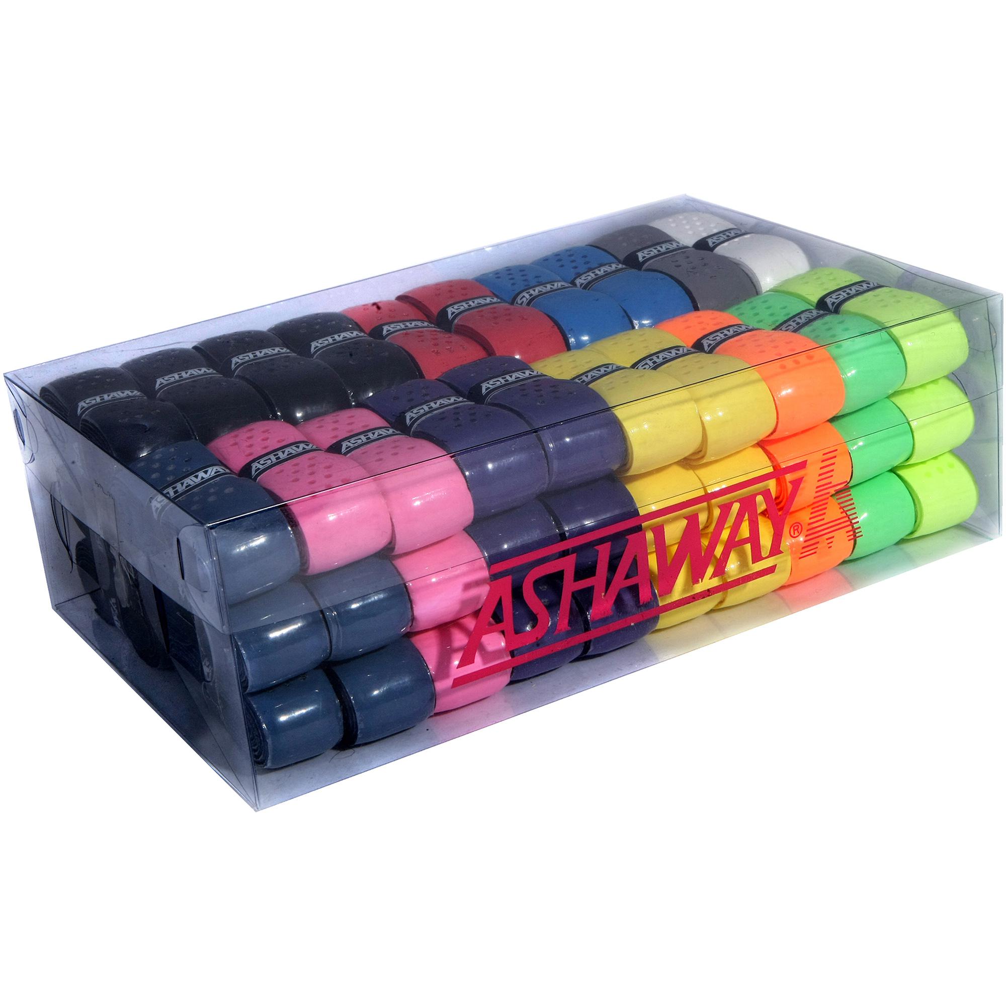 Ashaway Universal SoftGrip PU Grips - Assorted Pack of 60 Grips ...