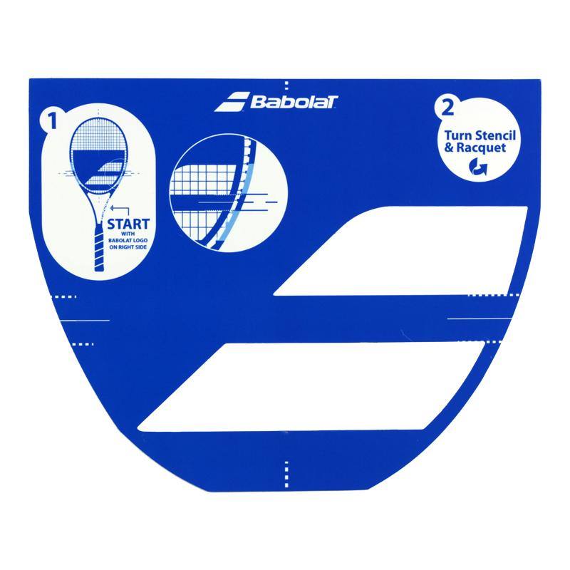 Tennis Racket Brands Stencil Cards - Tennisnuts.com