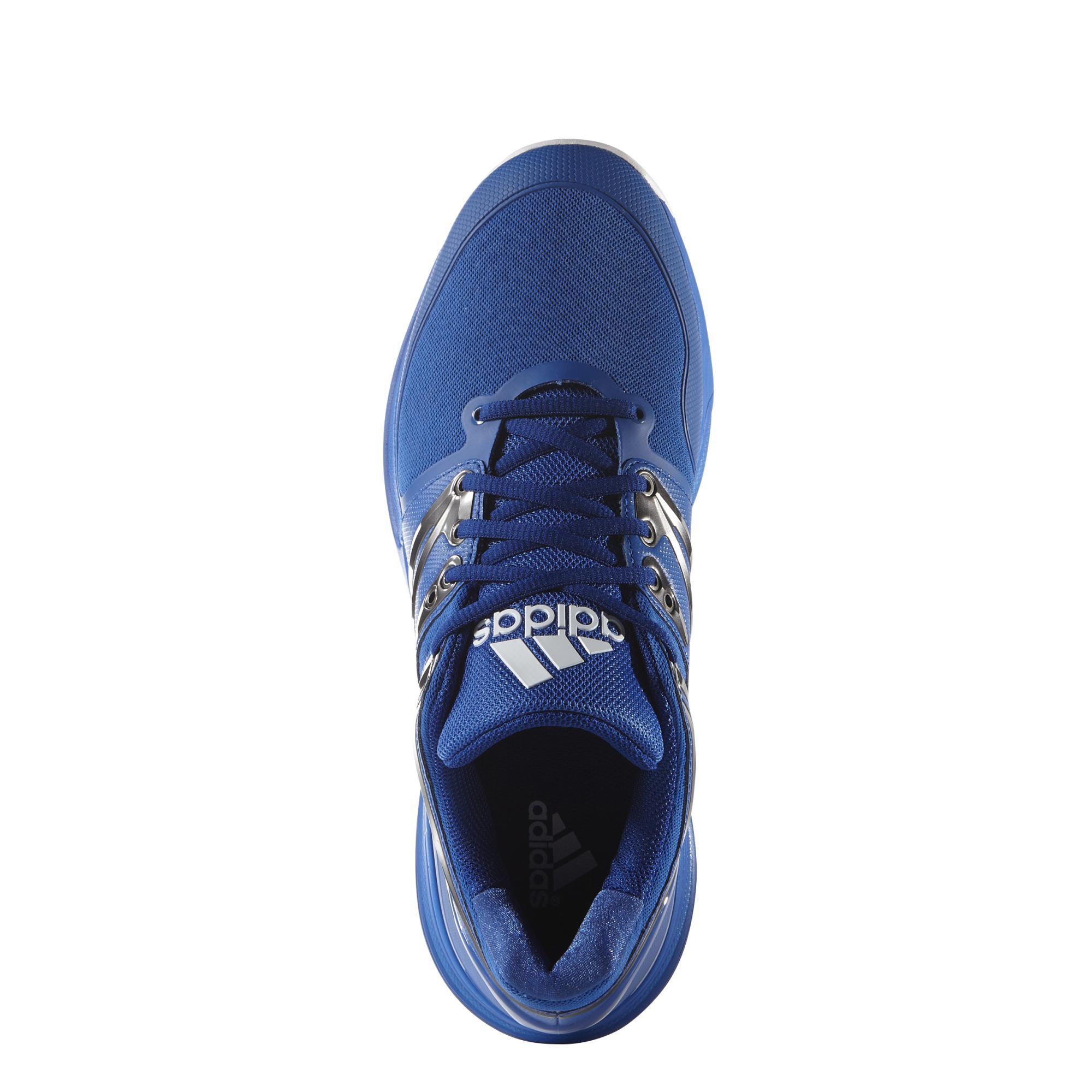 Adidas Mens Stabil4Ever Indoor Shoes - Blue/Iron Met - Tennisnuts.com