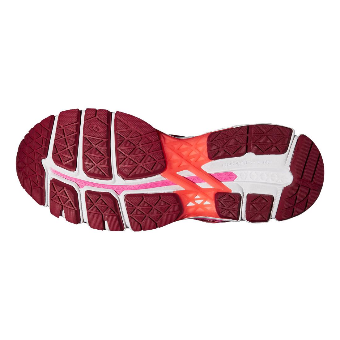 Asics Womens GEL-Kayano 22 Running Shoes - Deep Ruby/Pink - Tennisnuts.com