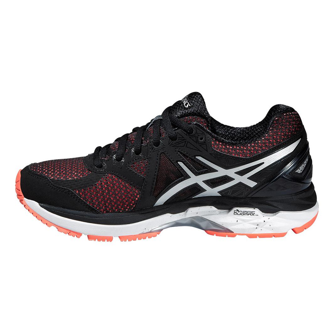 Asics Womens GT-2000 4 Running Shoes - Coral/Black/Silver - Tennisnuts.com