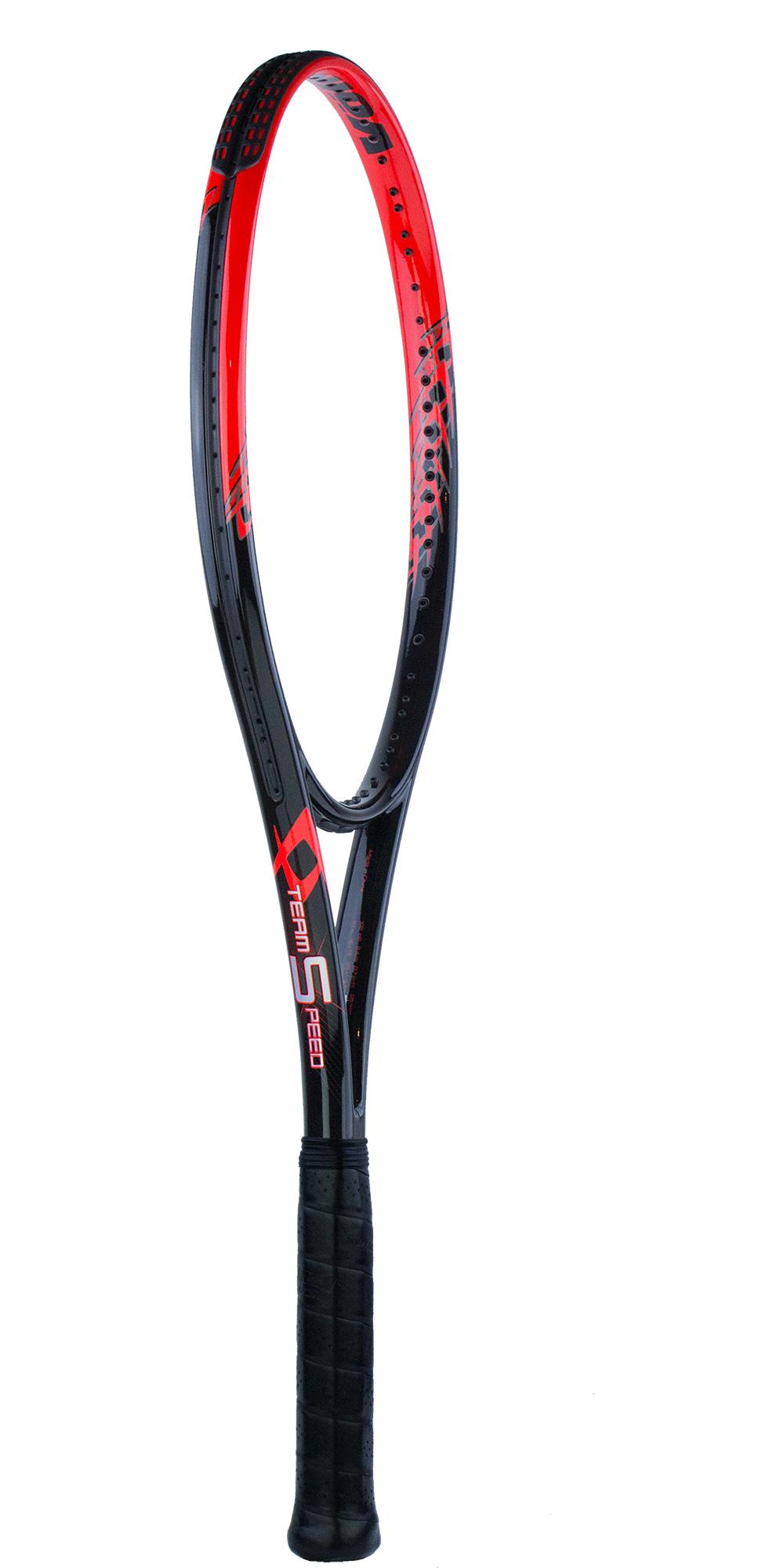 Volkl Team Speed Tennis Racket - Black/Lava - Tennisnuts.com