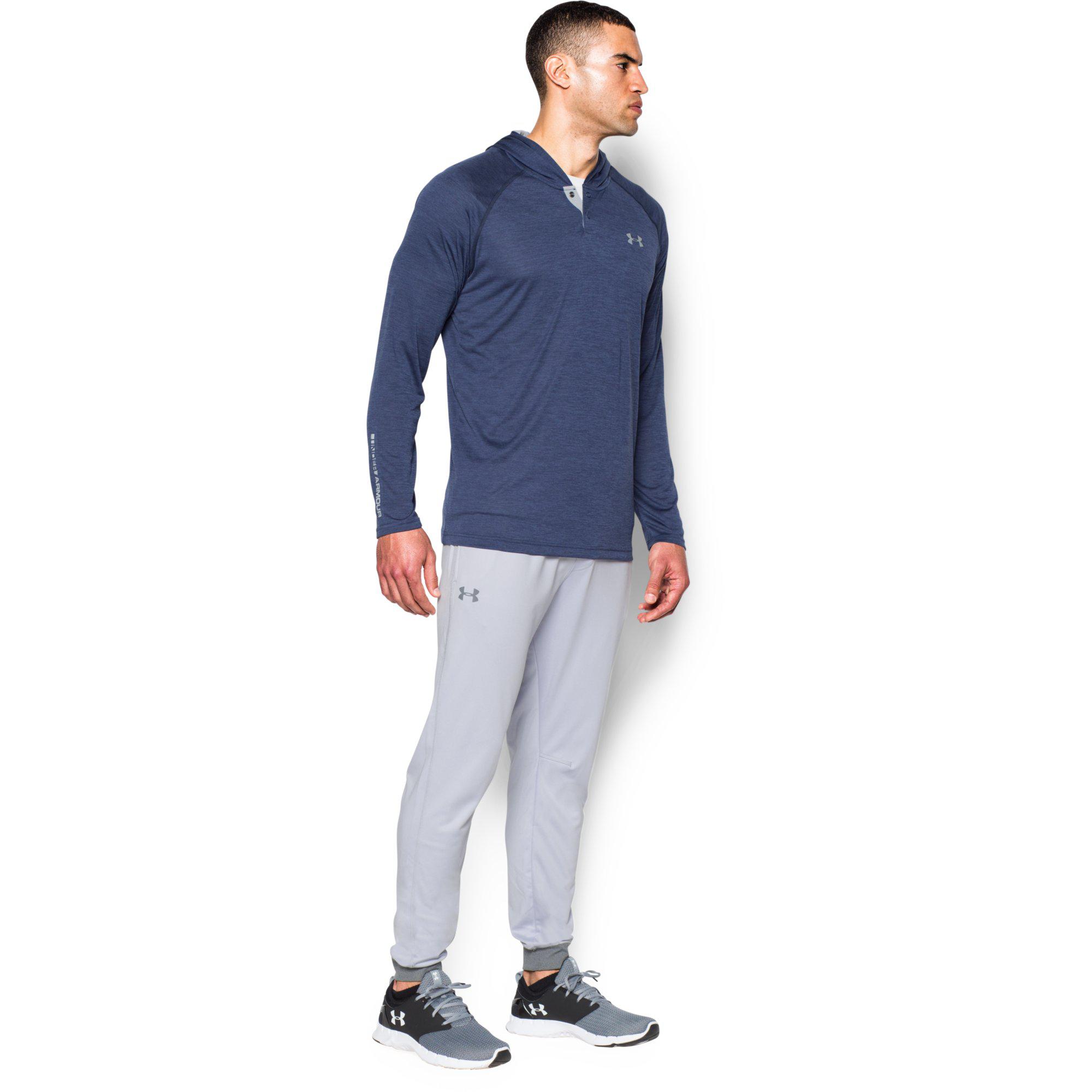 Under Armour Mens Tricot Pants - Light Grey - Tennisnuts.com