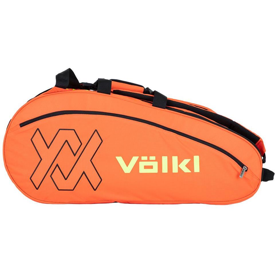Volkl Team Combi 6 Racket Bag - Red/Yellow - Tennisnuts.com