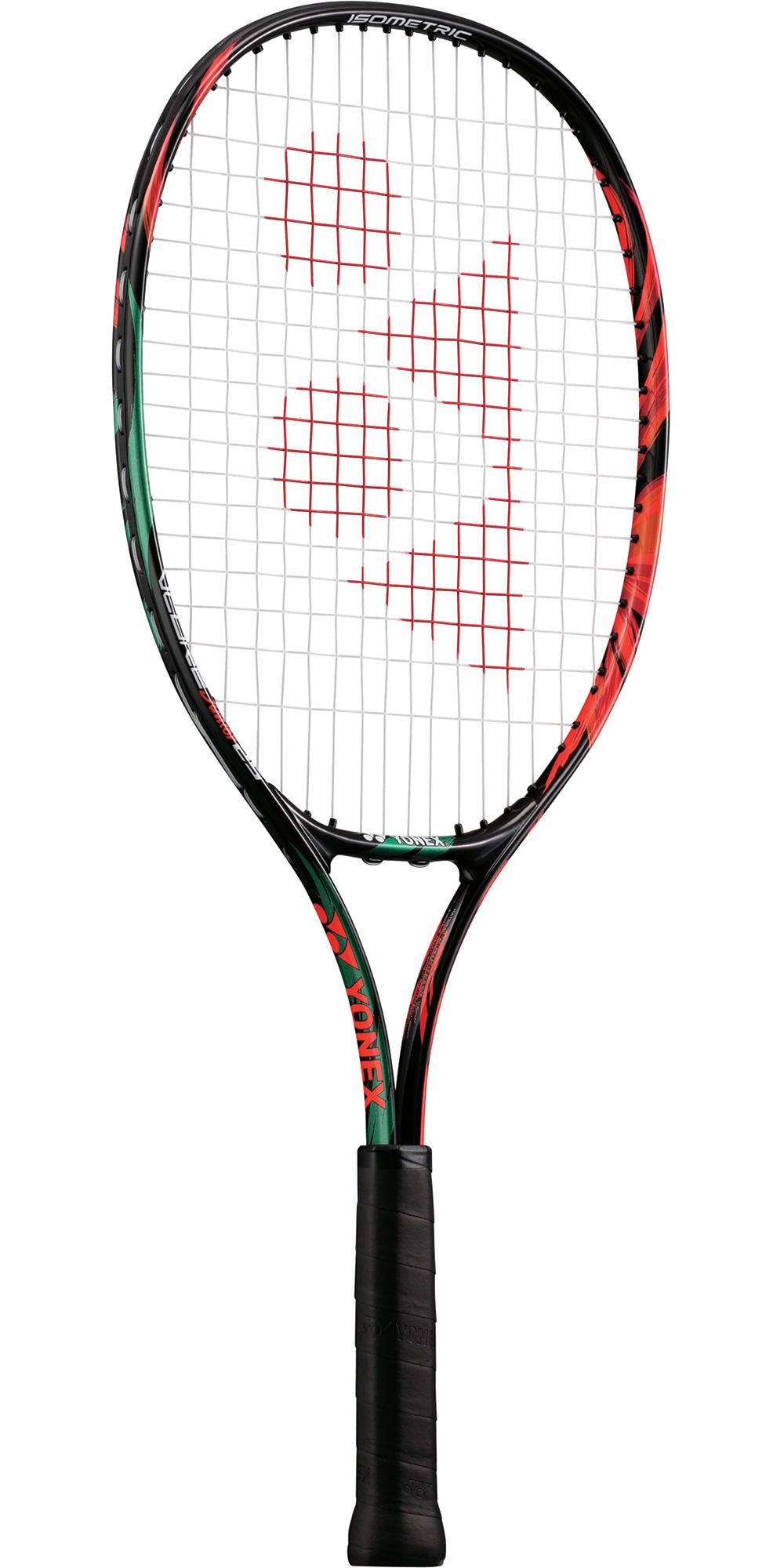 Yonex VCore 25 Inch Junior Tennis Racket - Black/Orange - Tennisnuts.com
