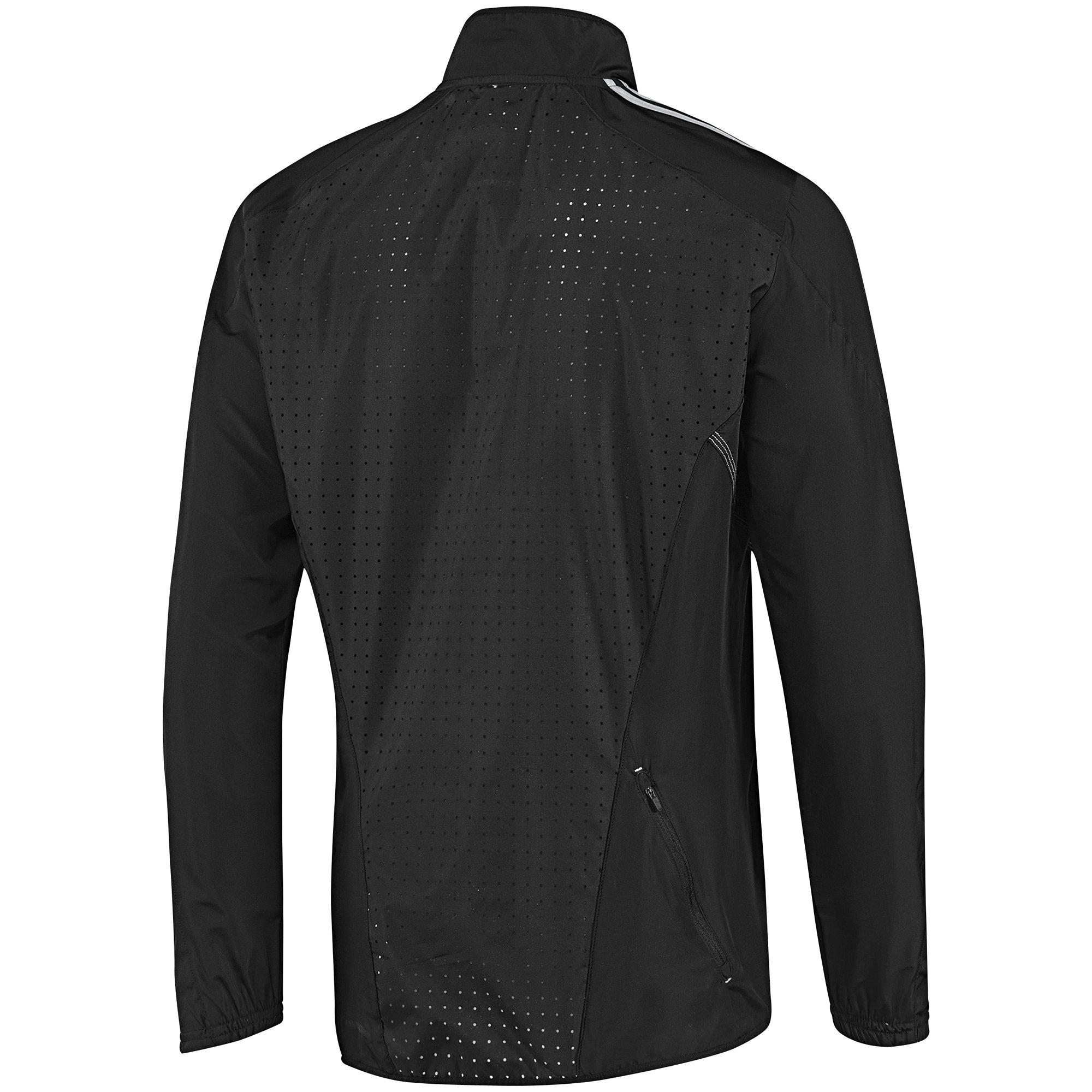 Adidas Mens Response Windbreaker - Black - Tennisnuts.com