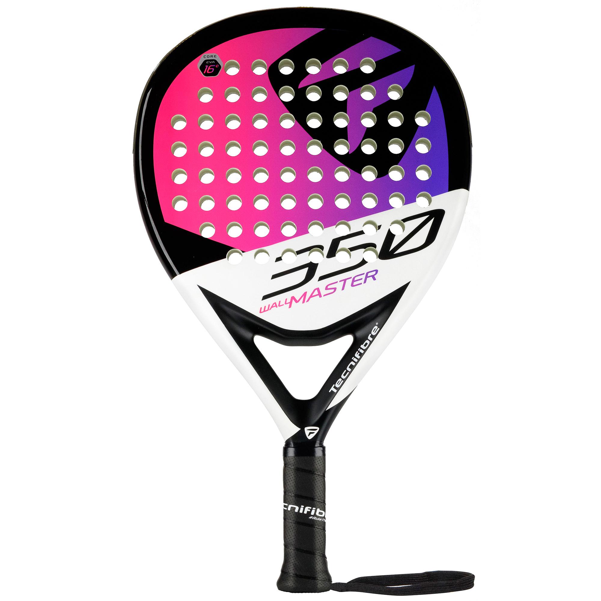 Tecnifibre Wall Master 350 Padel Racket - Black/Pink - Tennisnuts.com