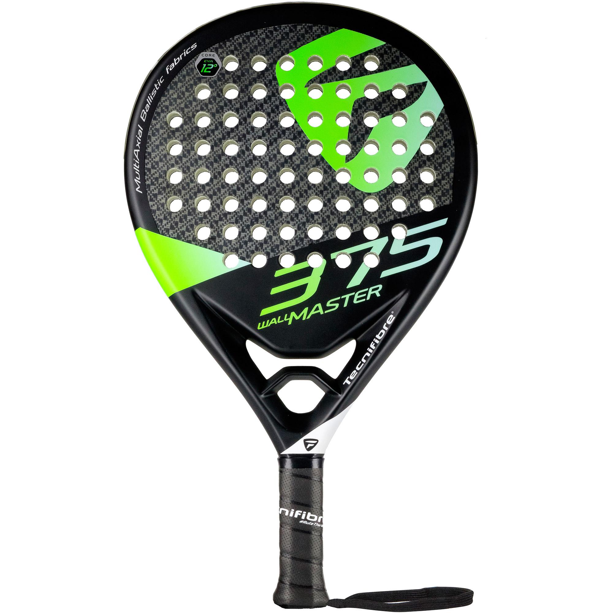 Tecnifibre Wall Master 375 Padel Racket - Black - Tennisnuts.com
