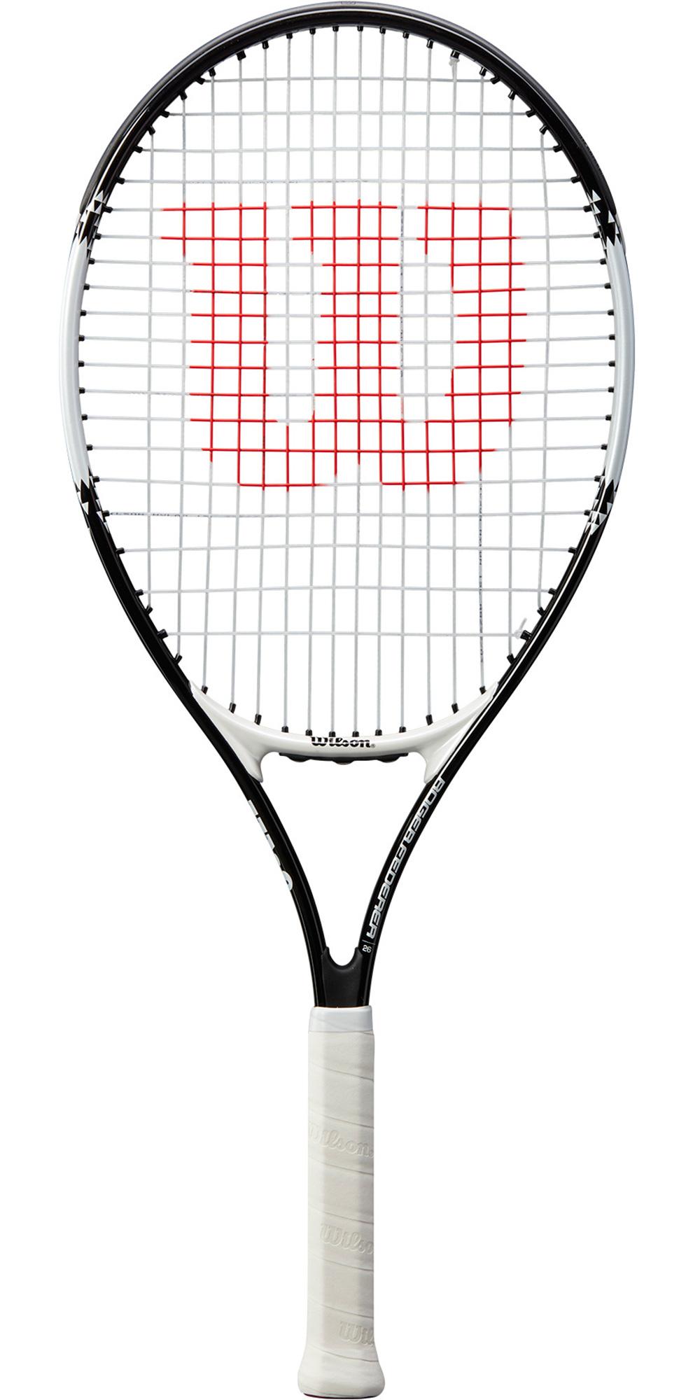 Wilson Roger Federer 26 Inch Junior Tennis Racket - Black/White ...