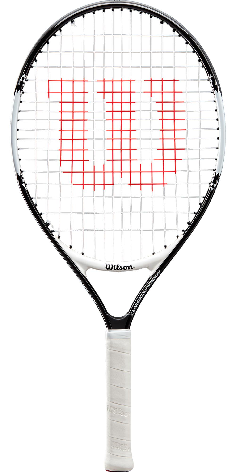 Wilson Roger Federer 23 Inch Junior Tennis Racket - Black/White ...
