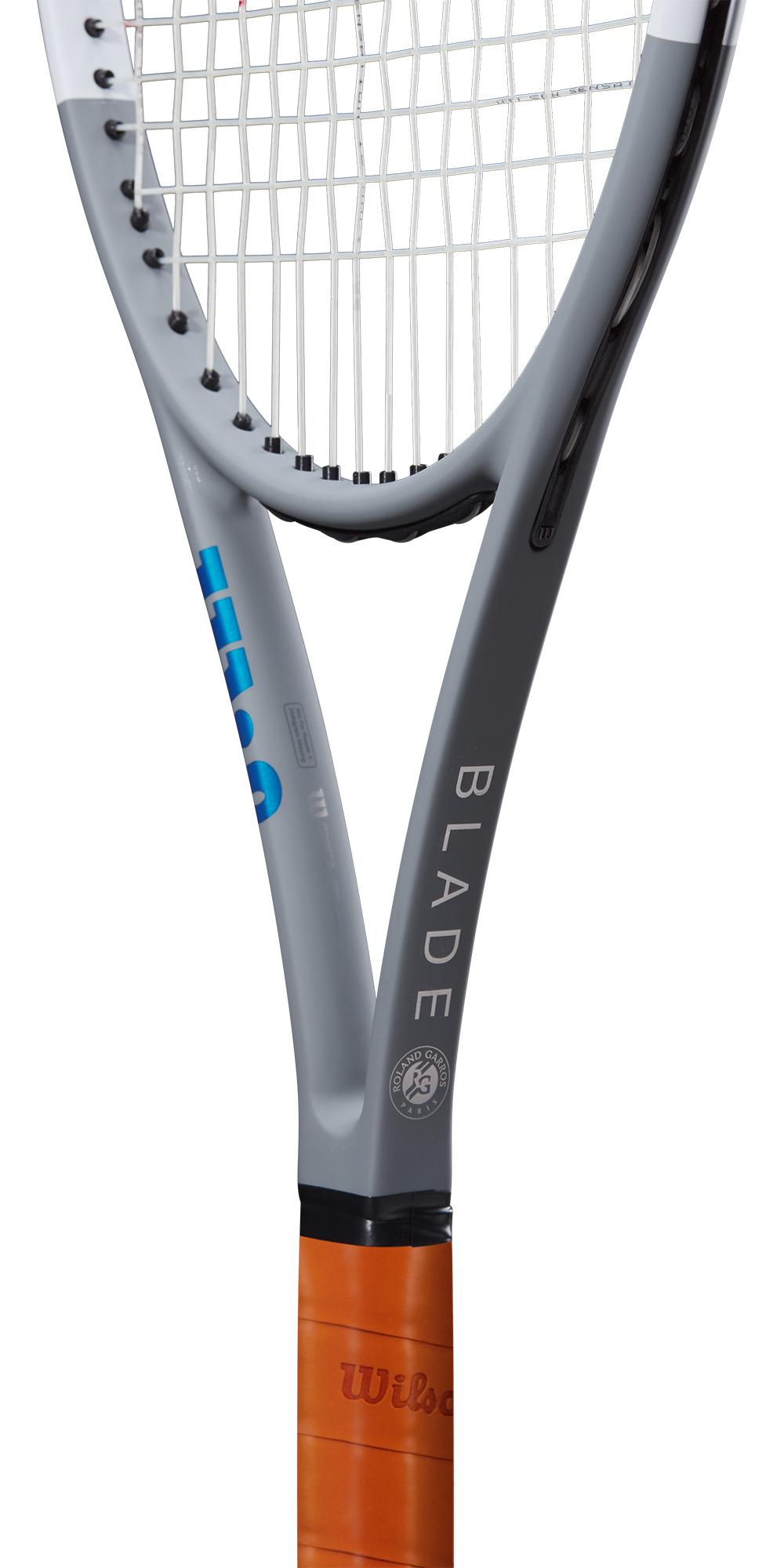 Wilson Blade 98 (16x19) v7 Roland Garros Tennis Racket [Frame Only ...