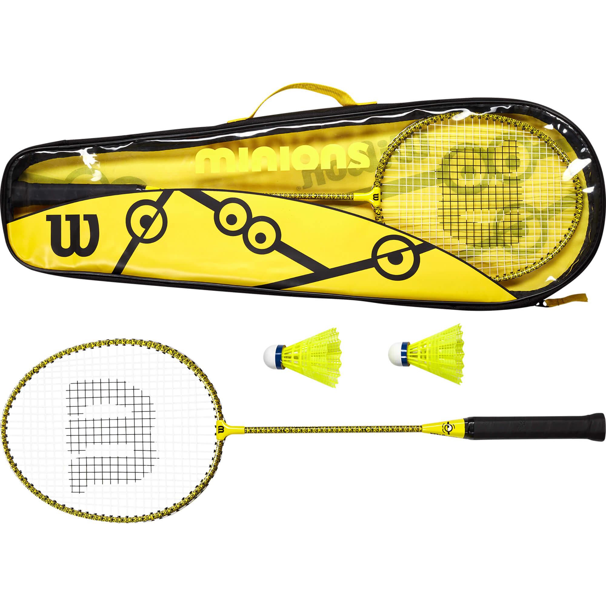 Wilson x Minions 2 Racket Badminton Set - Tennisnuts.com