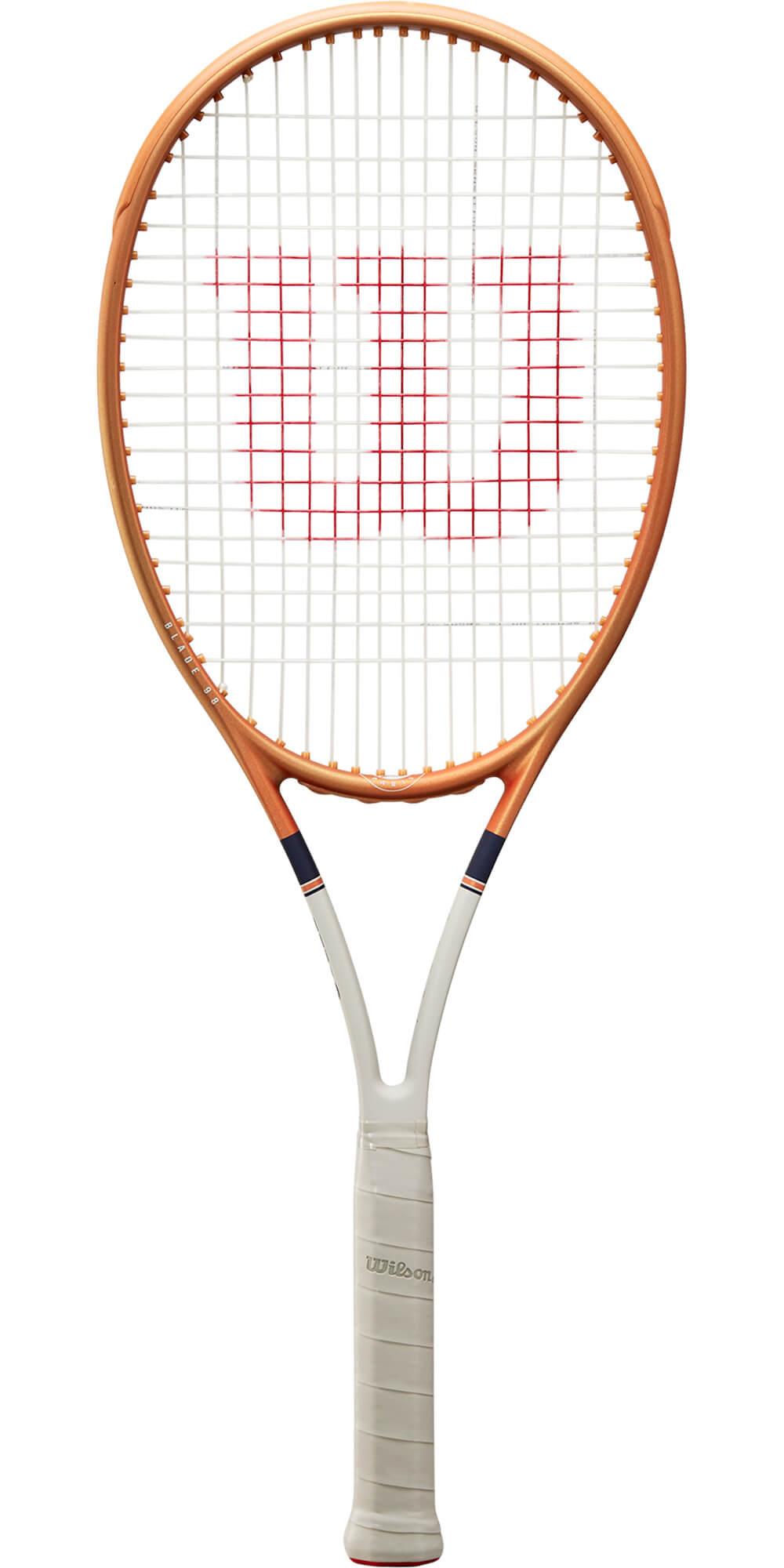 Wilson Blade 98 (16x19) v7 Roland Garros Tennis Racket [Frame Only ...