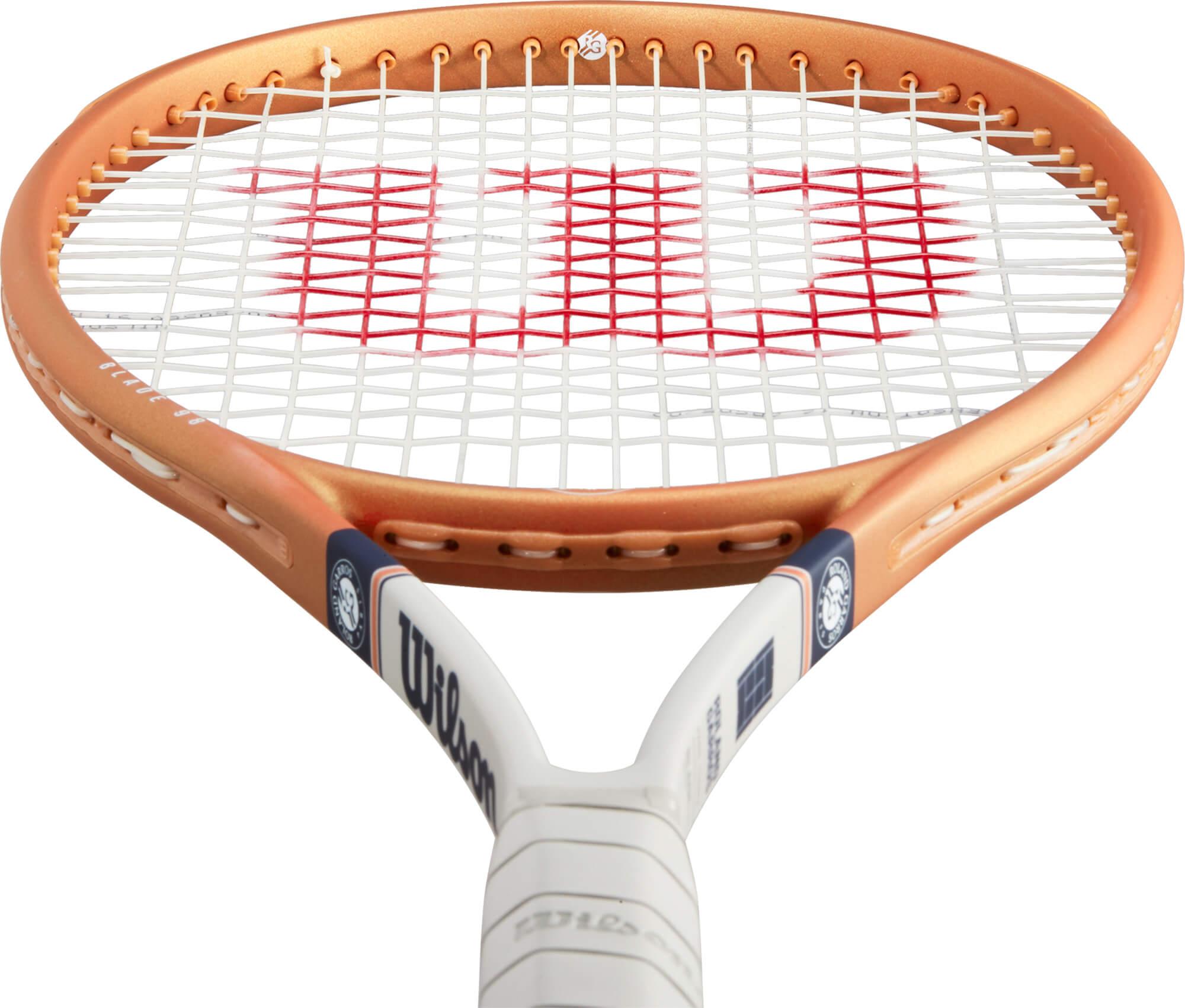 Wilson Blade 98 (16x19) v7 Roland Garros Tennis Racket [Frame Only ...