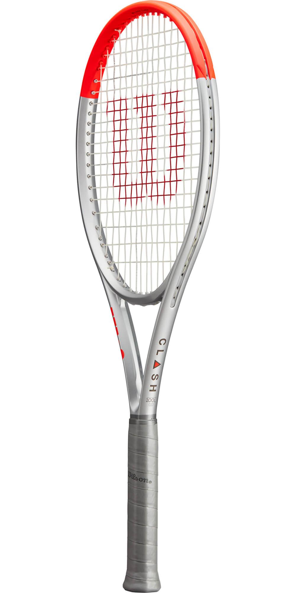 Wilson Clash 100L Tennis Racket - Silver [Frame Only] - Tennisnuts.com