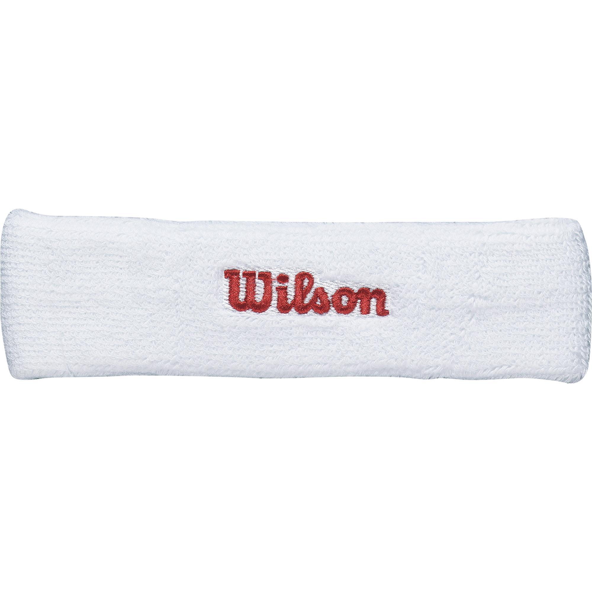 Wilson Headband - White - Tennisnuts.com