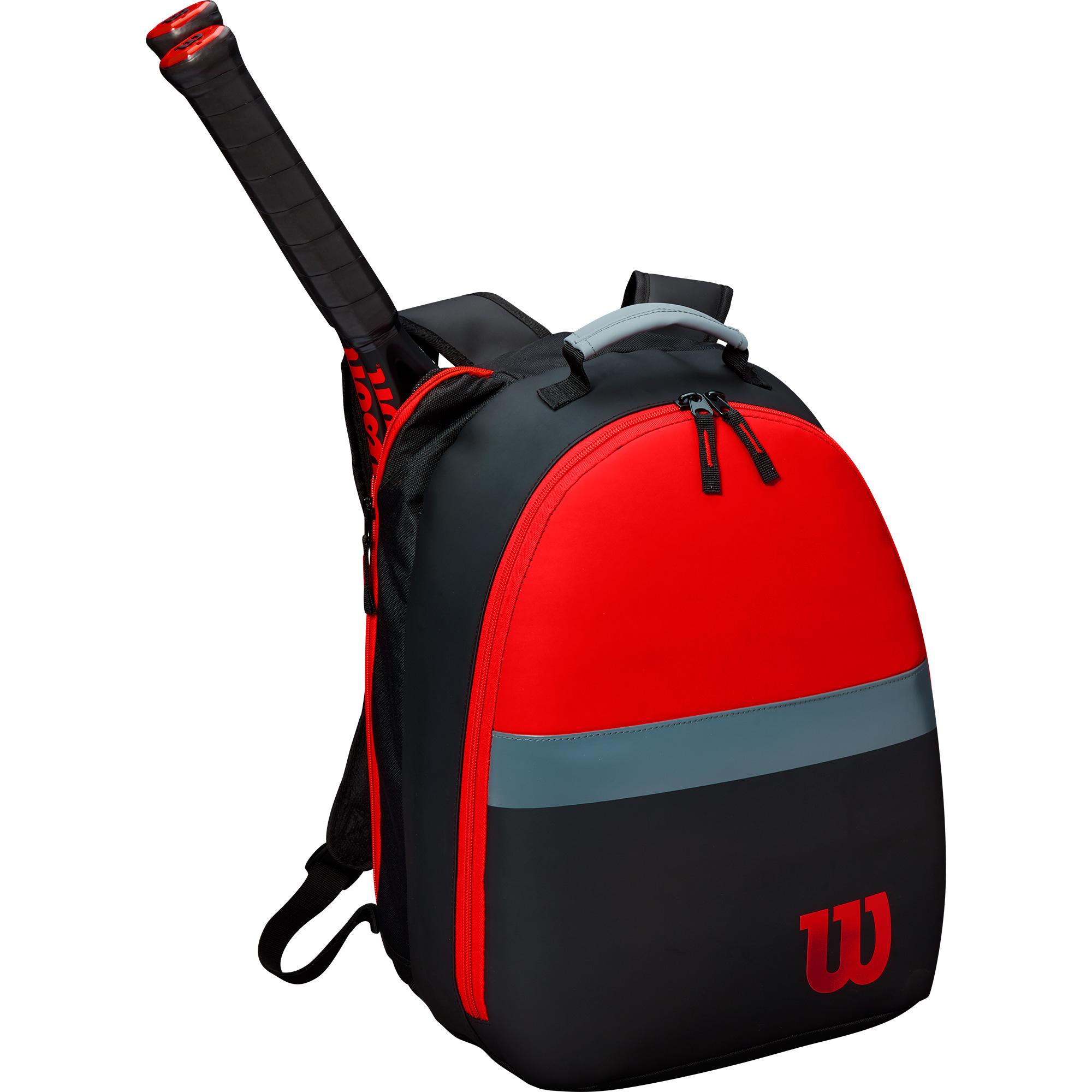 Wilson Kids Clash Backpack - Black/Red - Tennisnuts.com