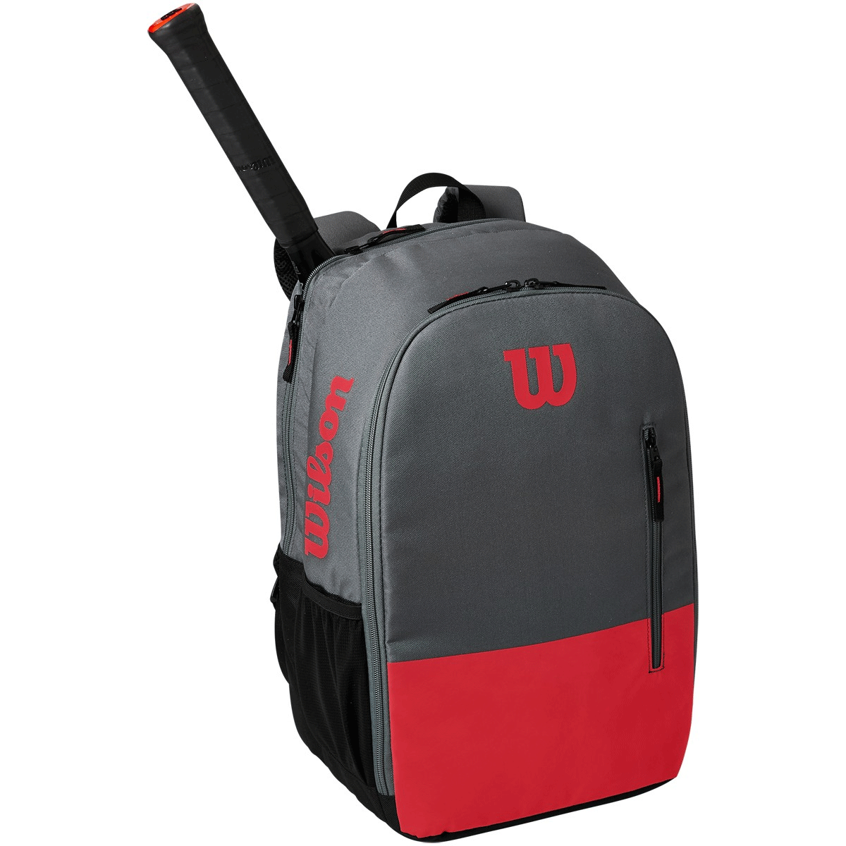 Wilson Team Backpack - Grey/Red - Tennisnuts.com