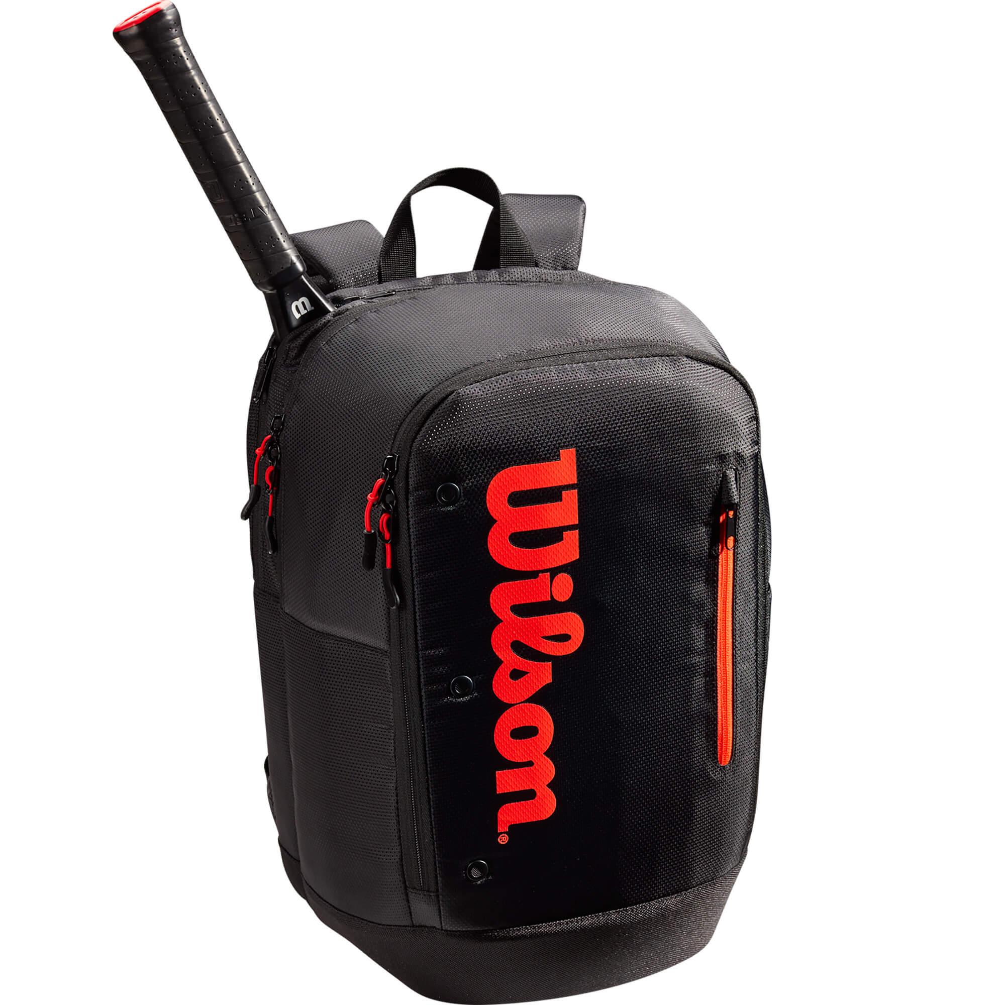 Wilson Tour Backpack - Black/Red - Tennisnuts.com