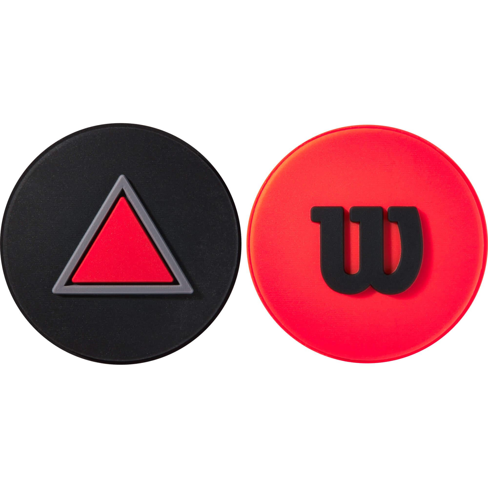 Wilson Clash Pro Feel Dampeners (Pack of 2) - Black/Red - Tennisnuts.com