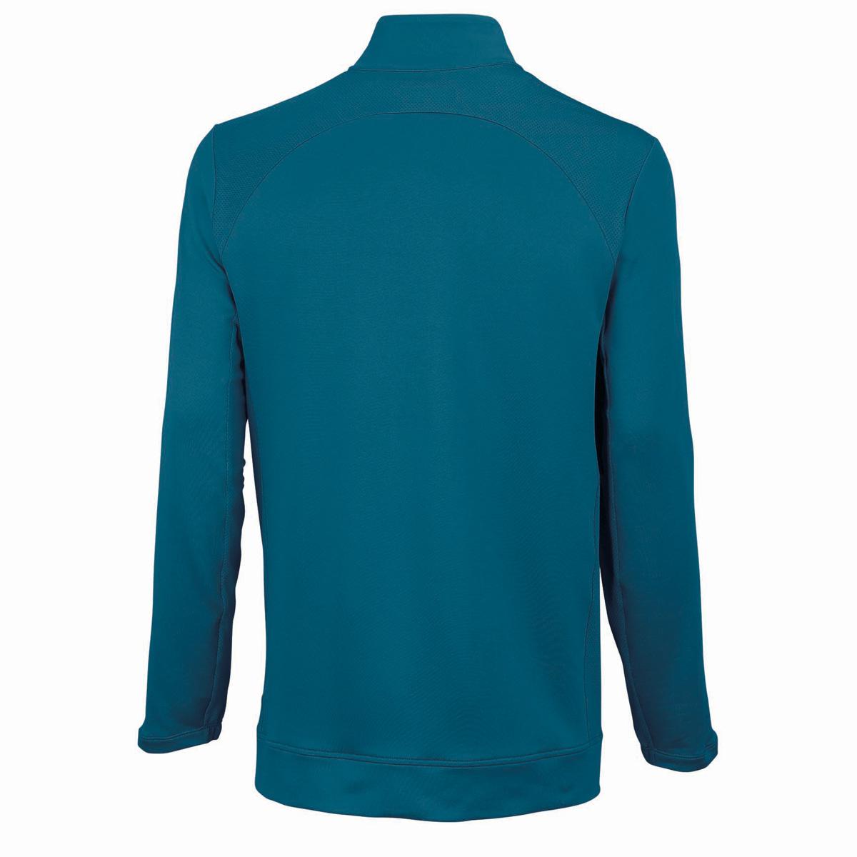Wilson Mens Spring Knit Warm Up Jacket - Blue - Tennisnuts.com