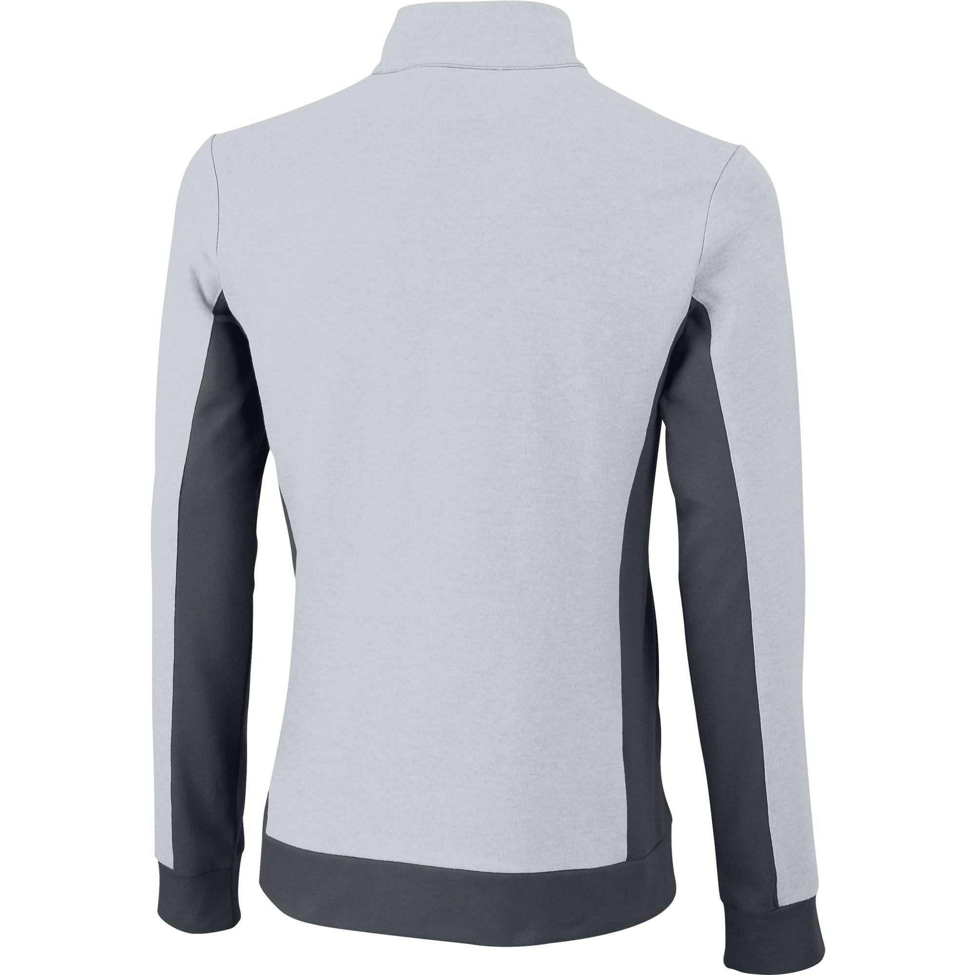 Wilson Mens Rush Knit Jacket - Grey/Dark Grey - Tennisnuts.com
