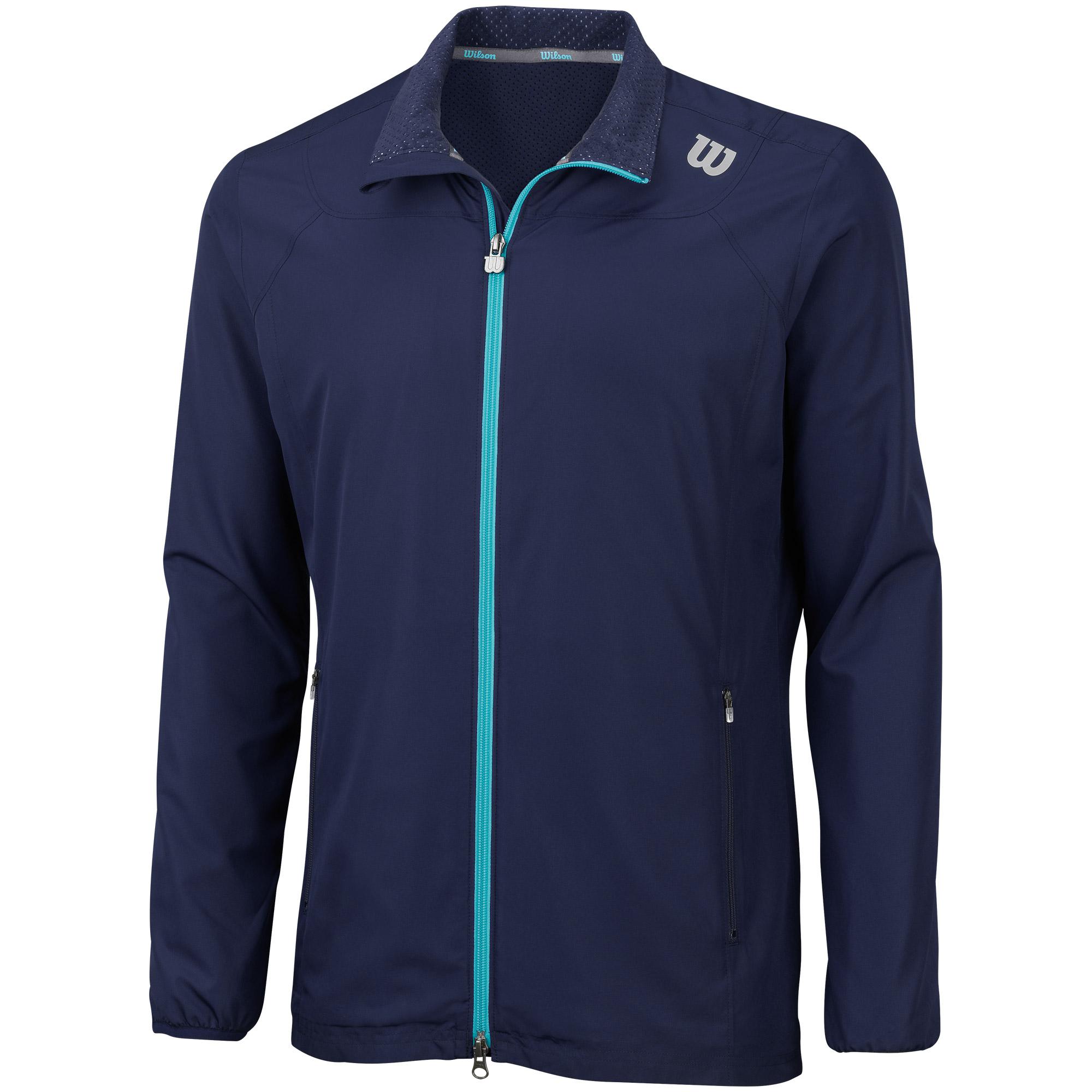 Wilson Mens Rush Windbreaker Jacket - Navy - Tennisnuts.com