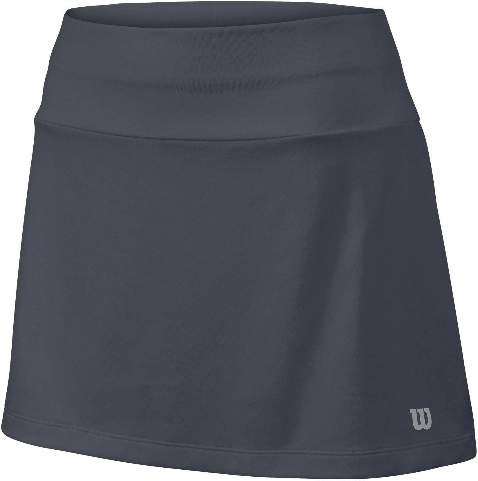 Wilson Womens Core 12.5 Inch Skirt - Dark Grey - Tennisnuts.com