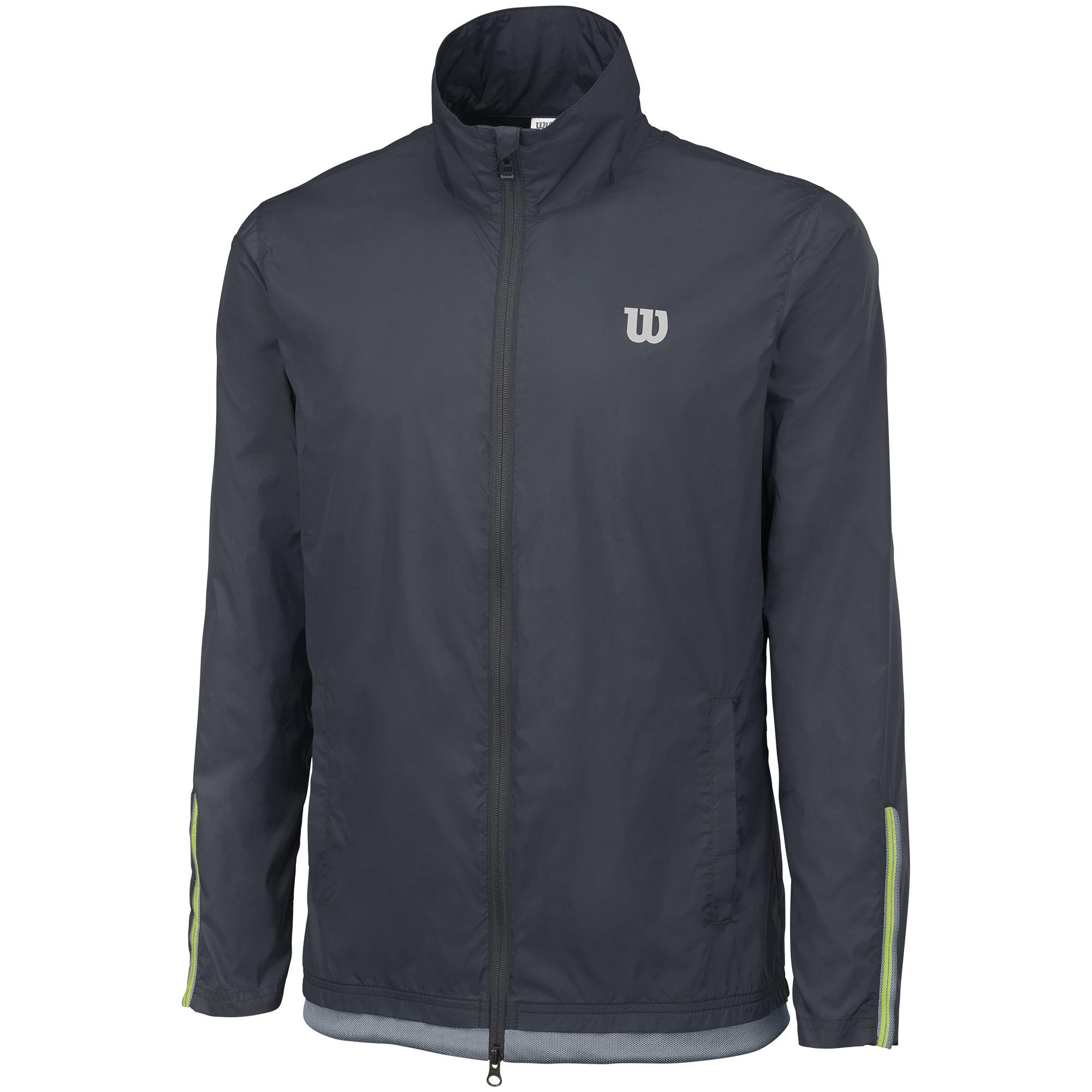 Wilson Mens Star UV Jacket - Dark Grey - Tennisnuts.com
