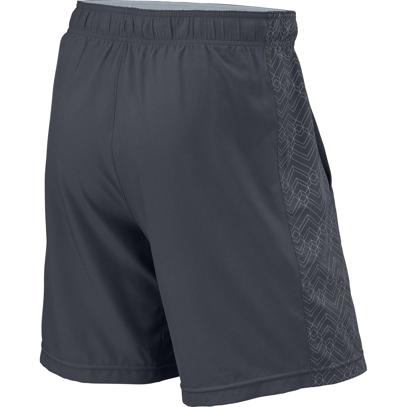 Wilson Mens Raz 8 Inch Shorts - Dark Grey - Tennisnuts.com