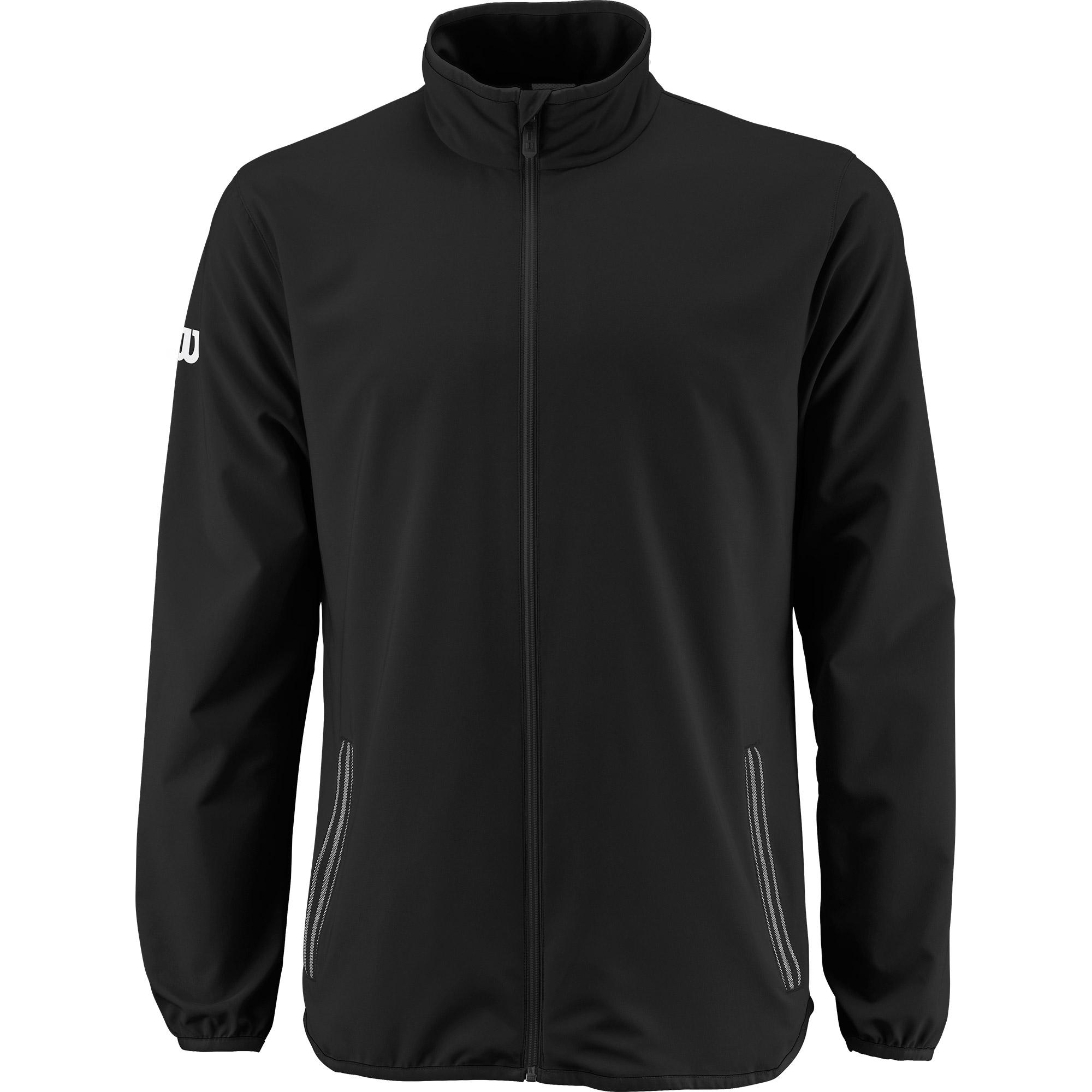 Wilson Mens Team Woven Jacket - Black - Tennisnuts.com