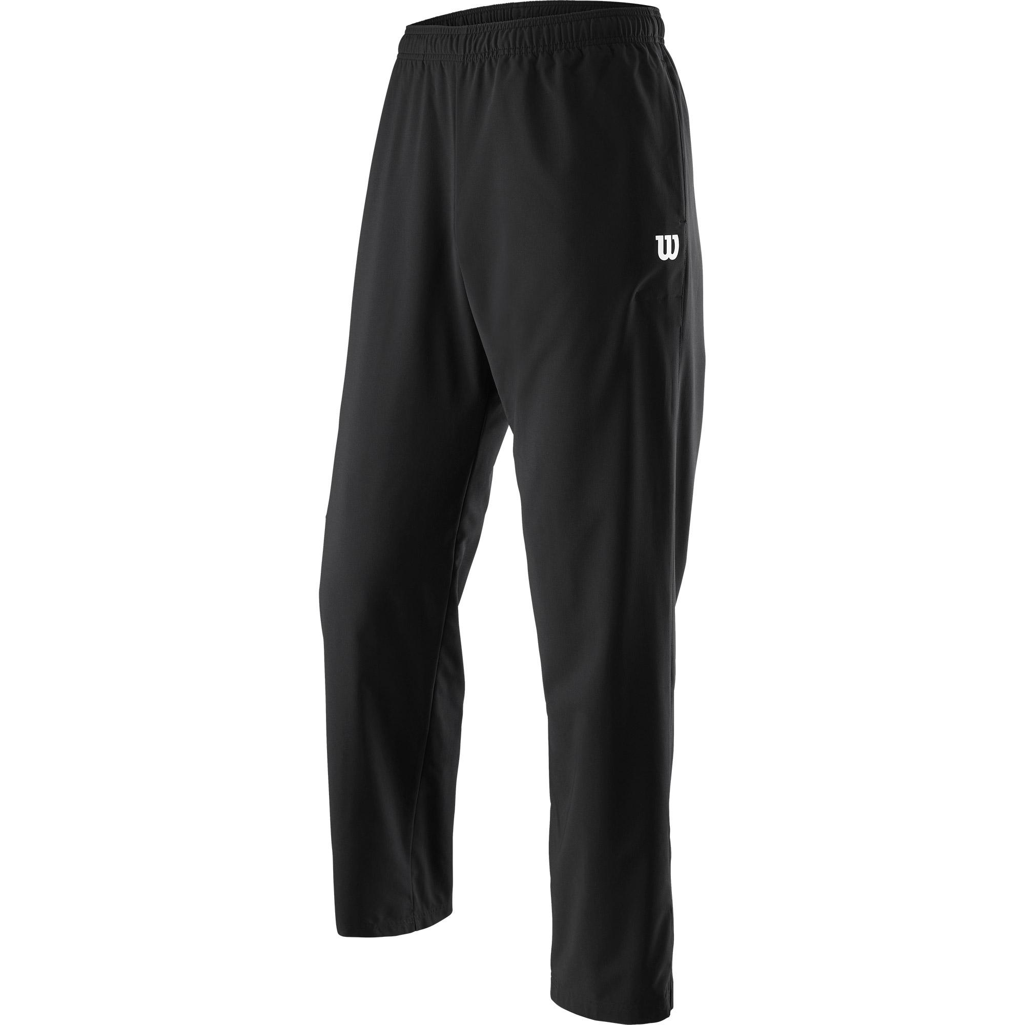 Wilson Mens Team Woven Pants - Black - Tennisnuts.com