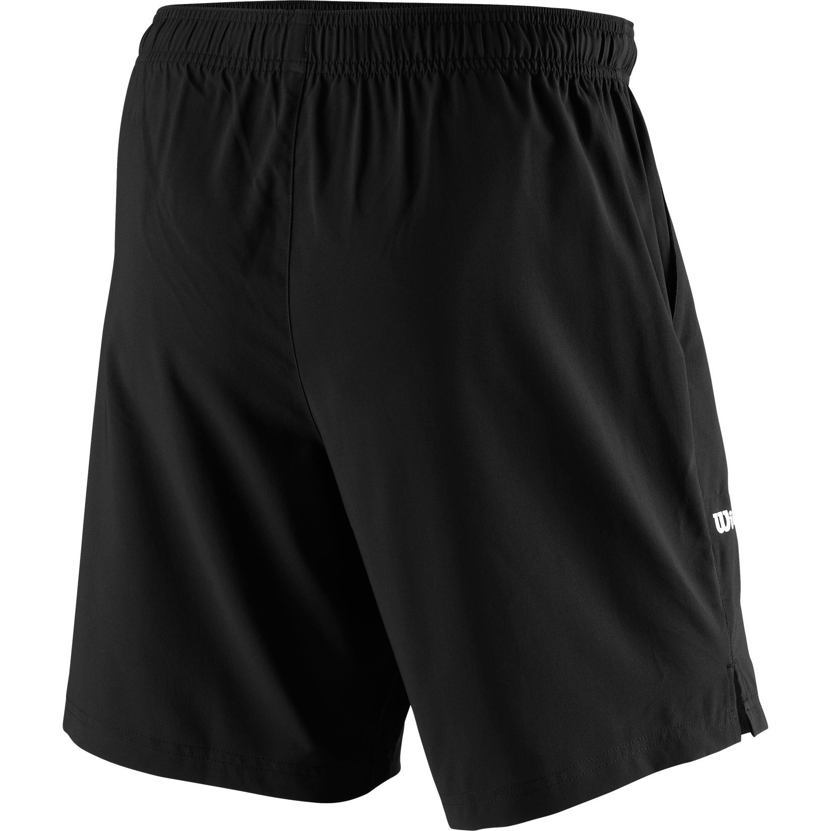 Wilson Mens Team II Shorts - Black - Tennisnuts.com