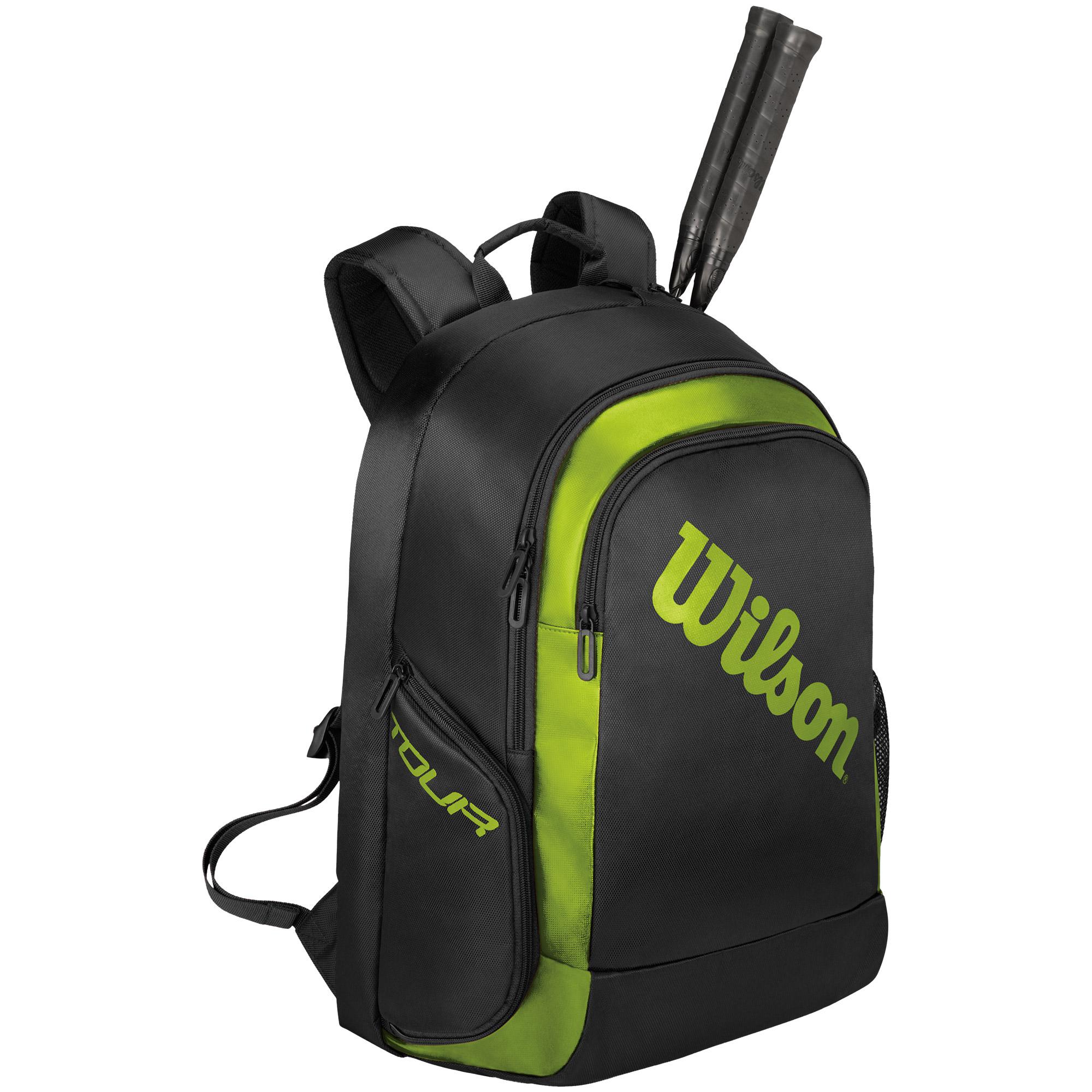 Wilson Badminton Backpack 2 - Black/Lime - Tennisnuts.com