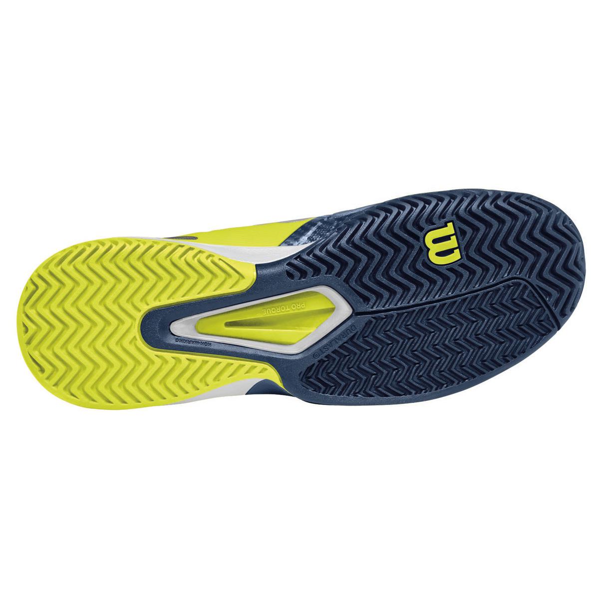 Wilson Mens Rush Pro 2.0 Tennis Shoes - Lime/Blue - Tennisnuts.com