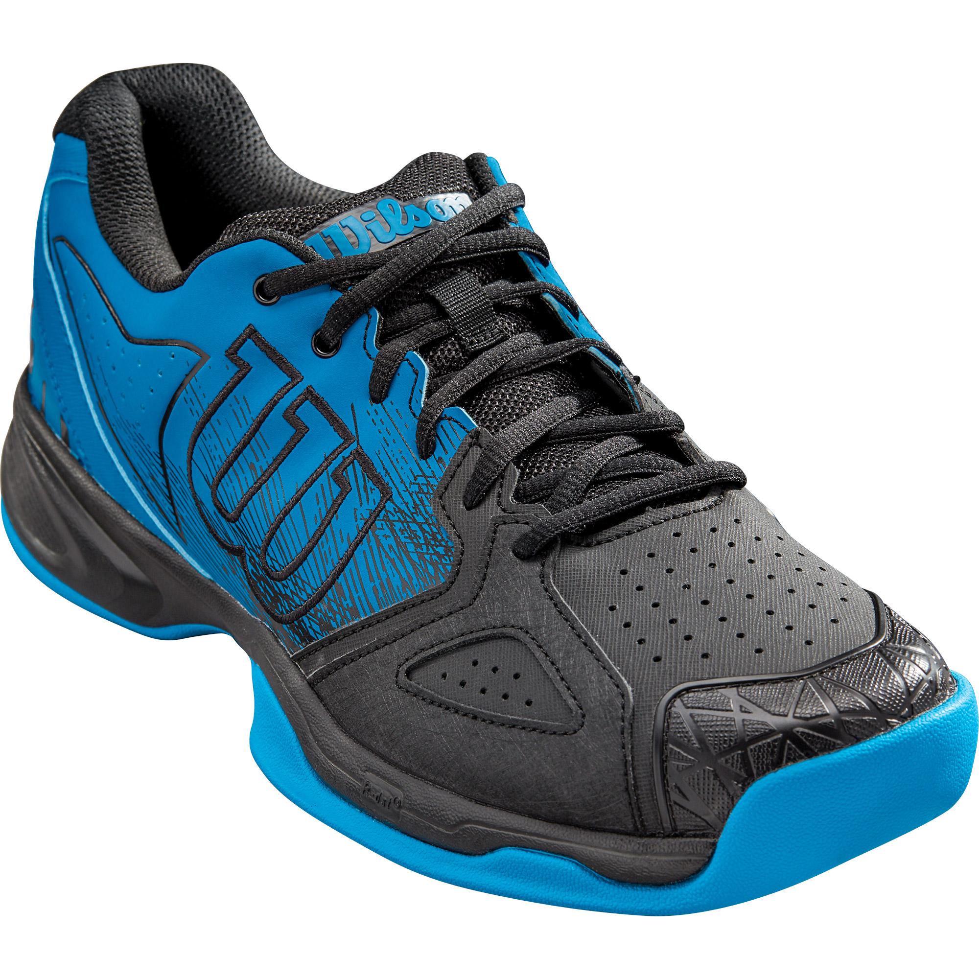 Wilson Mens Kaos Devo Carpet Tennis Shoes - Black/Imperial Blue ...
