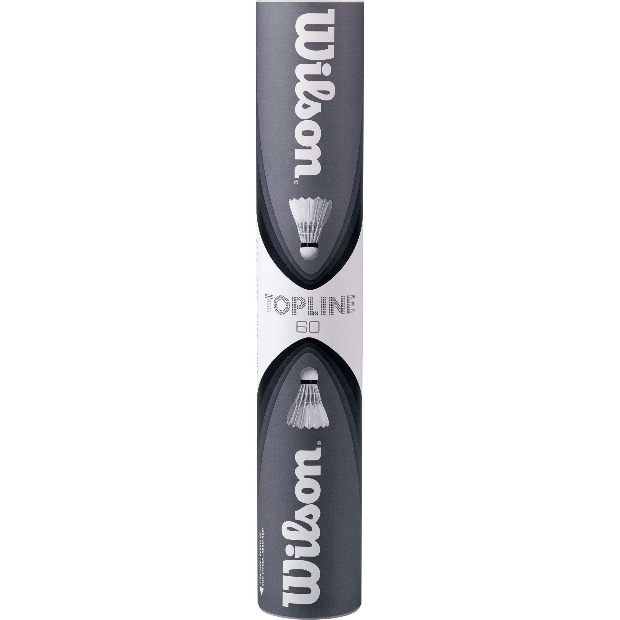 Wilson Top Line 60 Feather Badminton Shuttles (1 Dozen) - Tennisnuts.com